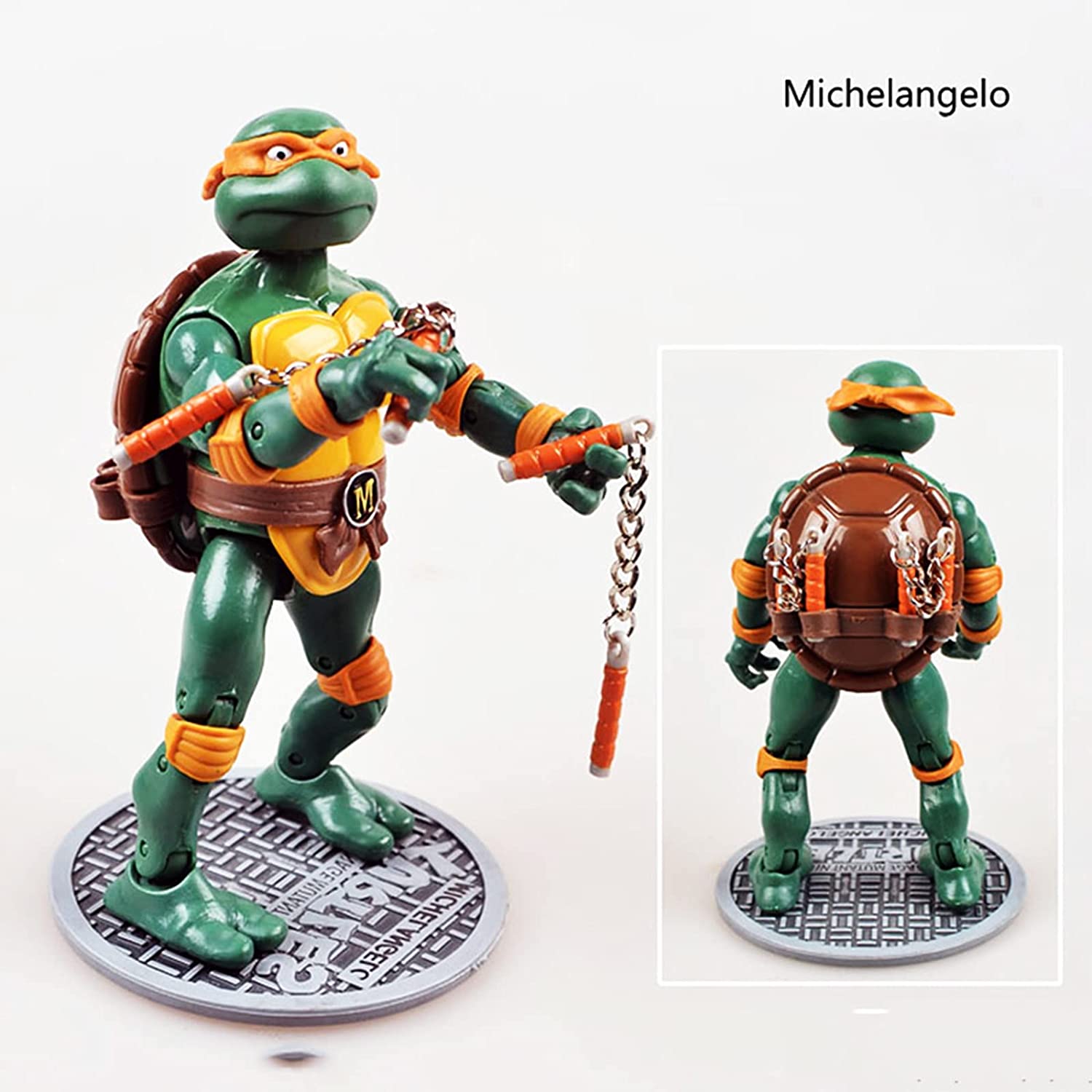 4 Teenage Mutant Ninja Turtles Movable Aksiyon Figür(4parça) 55288
