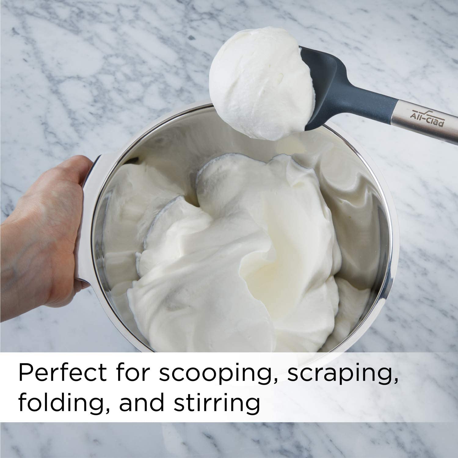 All Clad Silikon Spatula Seti(5 Parça, Siyah) 72643