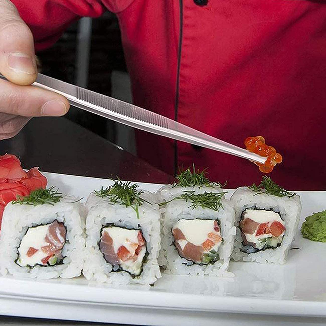 MOOZON Paslanmaz Çelik Mutfak Cımbızı(2 Parça, Gümüş) 74271