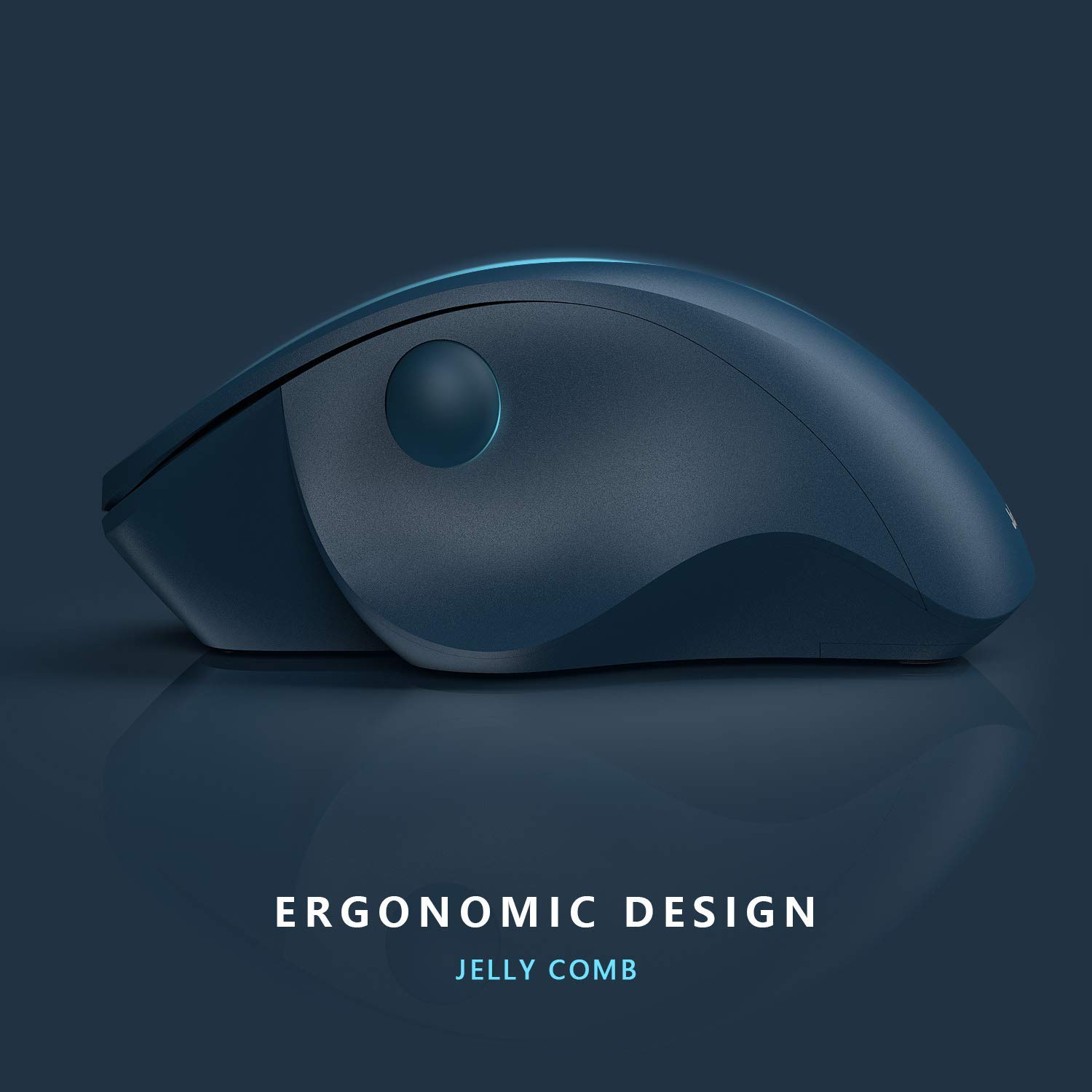Jelly Comb Wireless Scrollball Ergonomik Mouse 10980