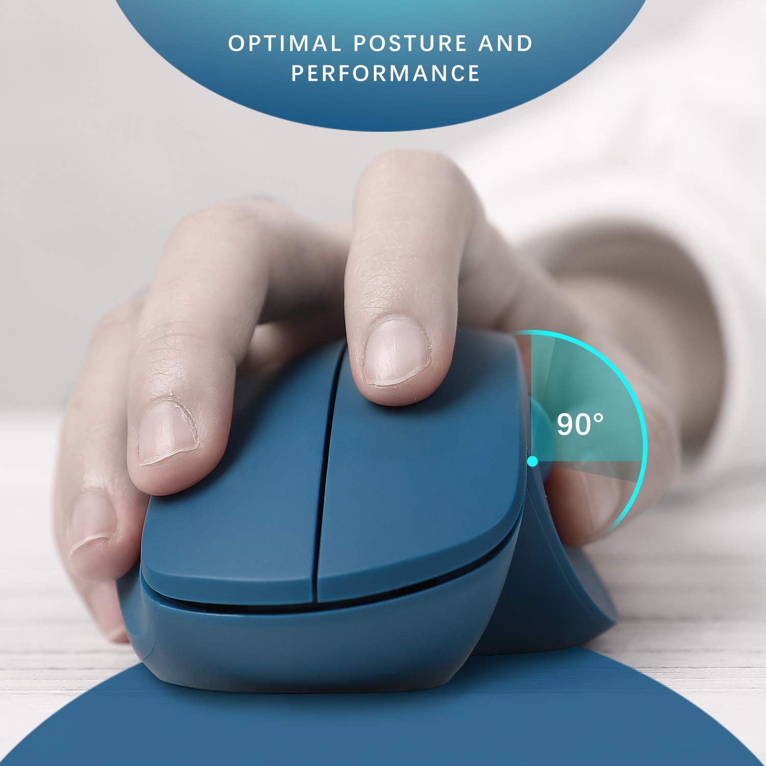 Jelly Comb Wireless Scrollball Ergonomik Mouse 10980