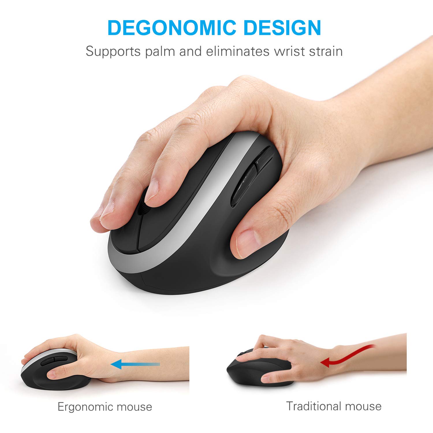 Jelly Comb Wireless Ergonomik Mouse 11079