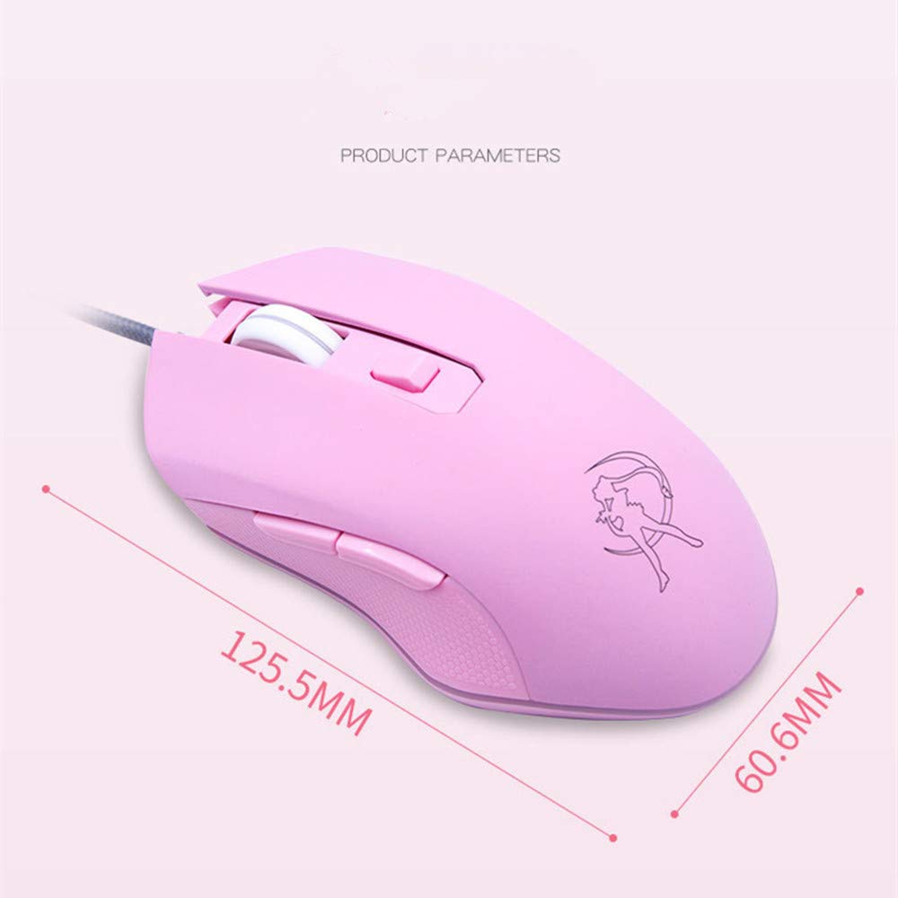 FIYOO Pembe Ergonomik Gaming Mouse 11197