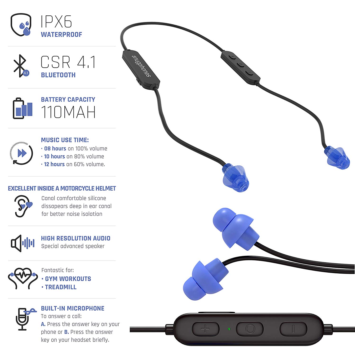 Snug Phones Bluetooth Kulak İçi Kulaklık 18679