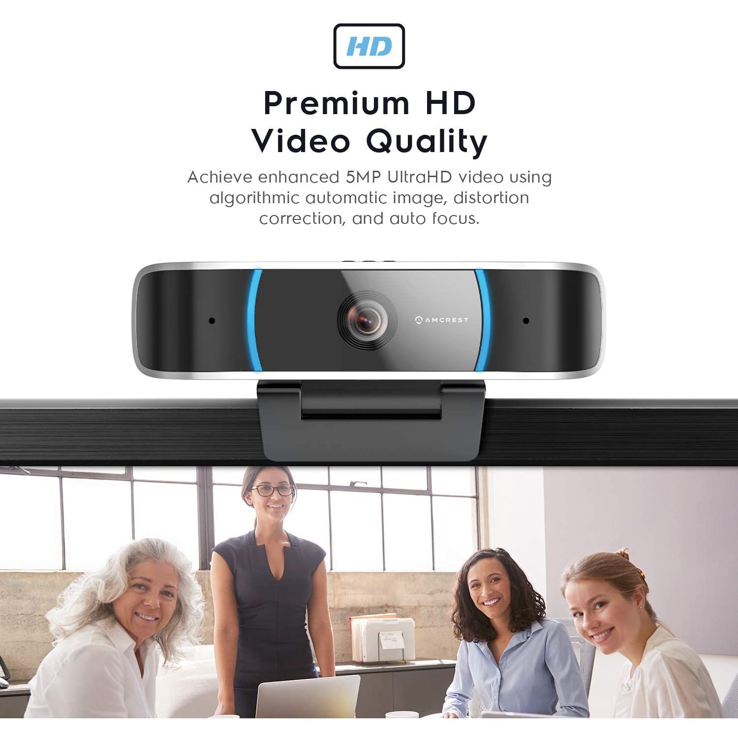 Amcrest USB 5-Megapixel Webcam 45476