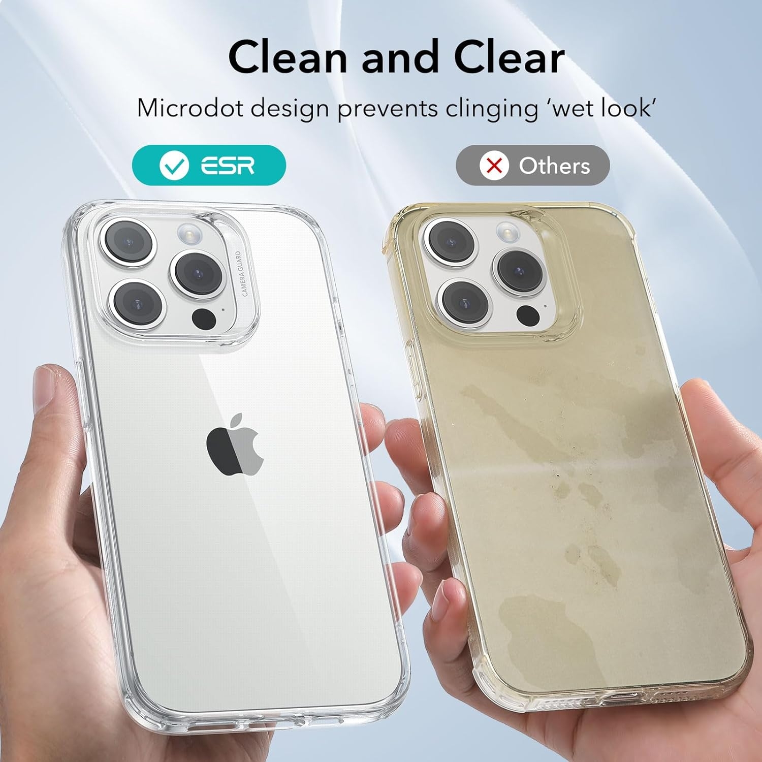 ESR Apple iPhone 15 Pro Max Korumalı Kılıf (Şeffaf) 87501