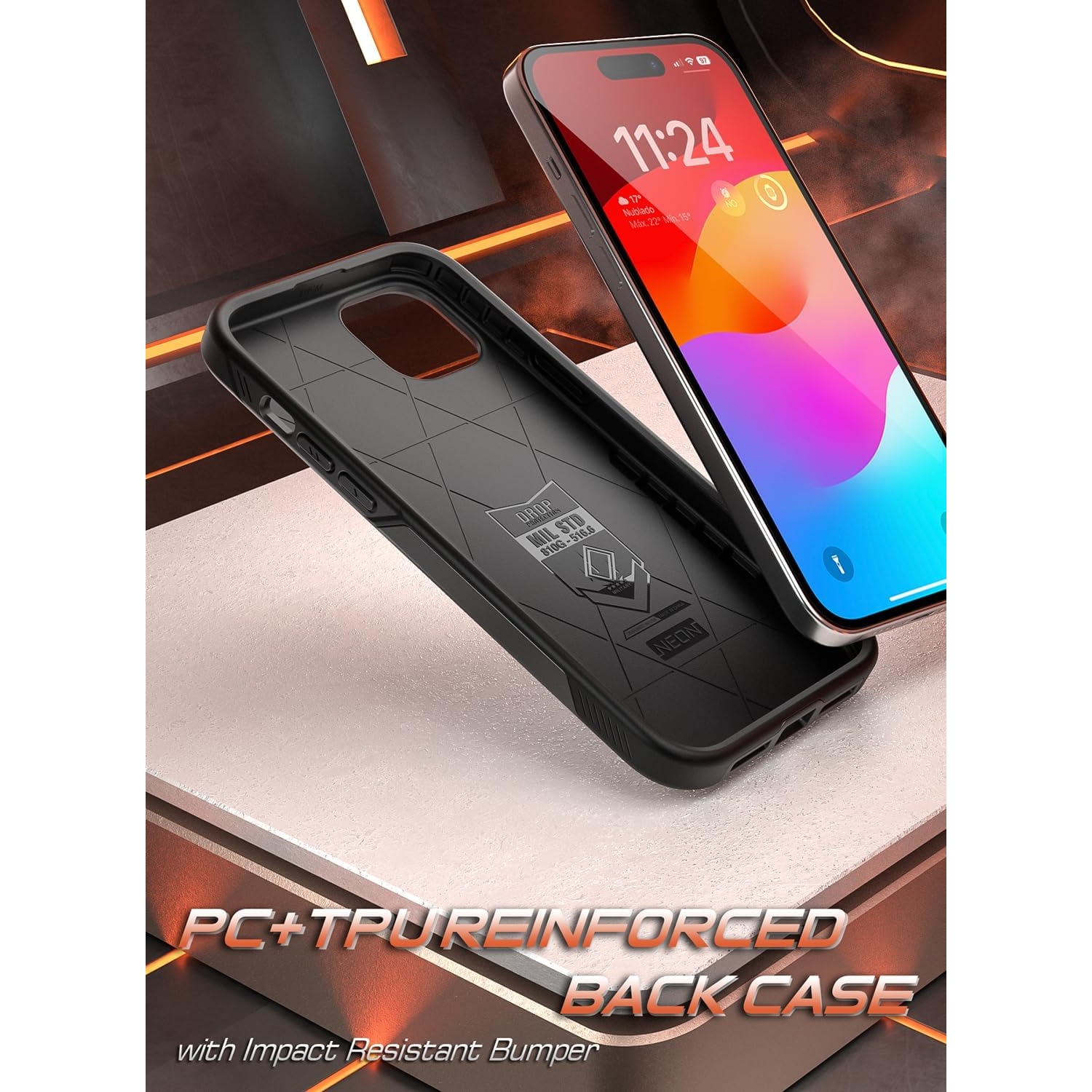 Poetic Neon Serisi Apple iPhone 15 Plus Darbeye Dayanıklı Koruyucu ...