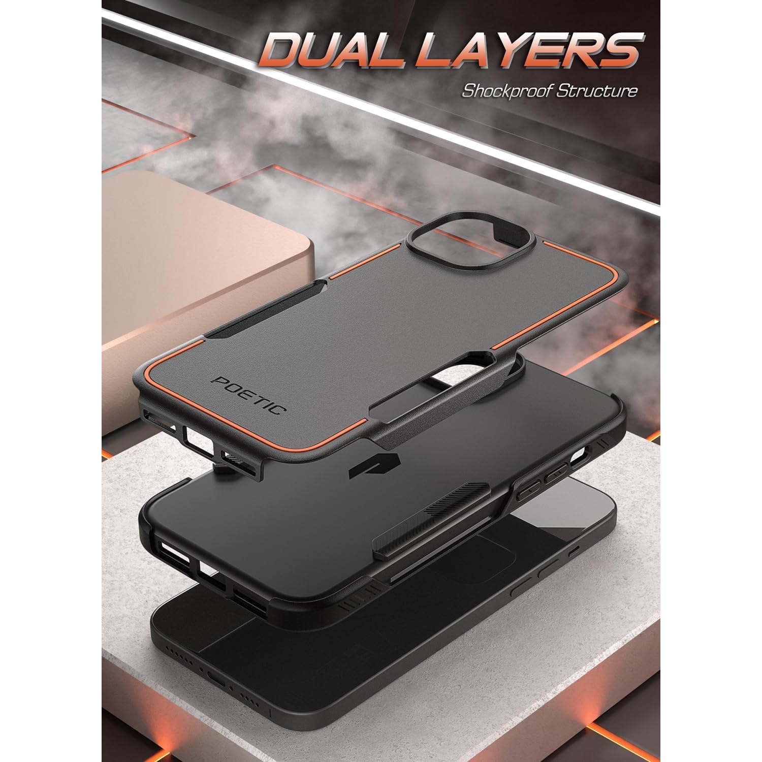 Poetic Neon Serisi Apple iPhone 15 Plus Darbeye Dayanıklı Koruyucu ...