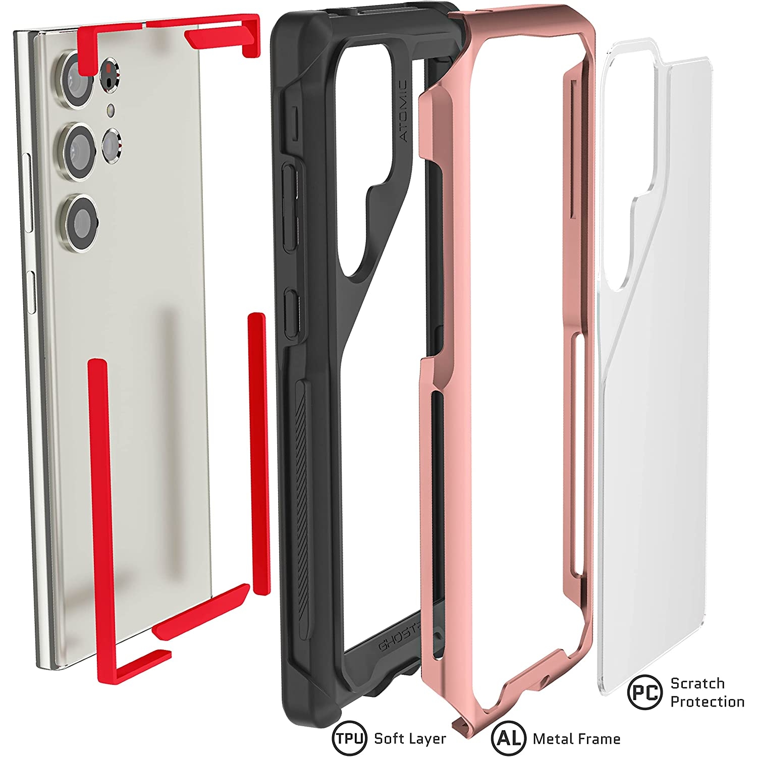 Ghostek ATOMIC Slim Serisi Galaxy S24 Kılıf 88791