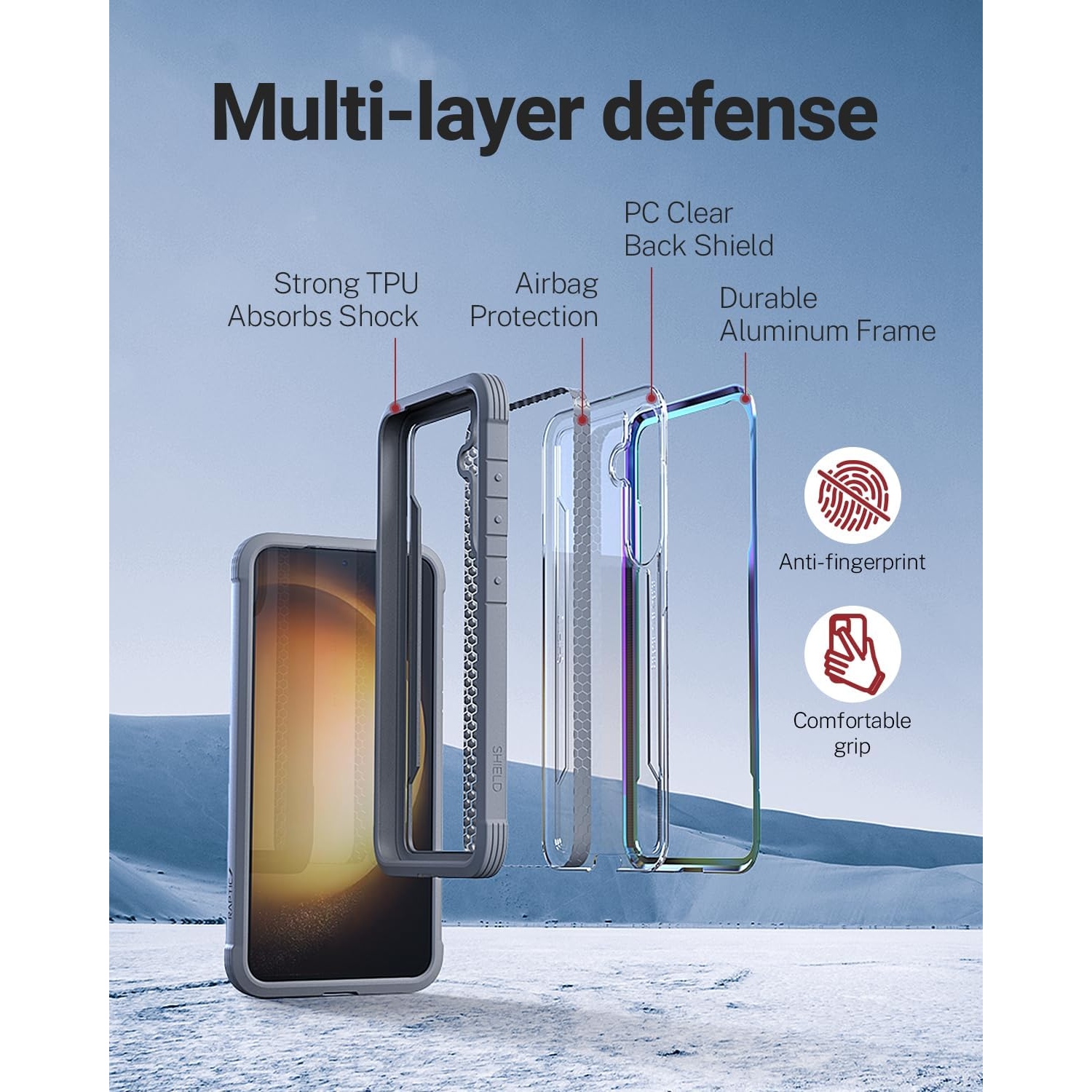 Raptic Galaxy S24 Plus Shield Serisi Kılıf 89900