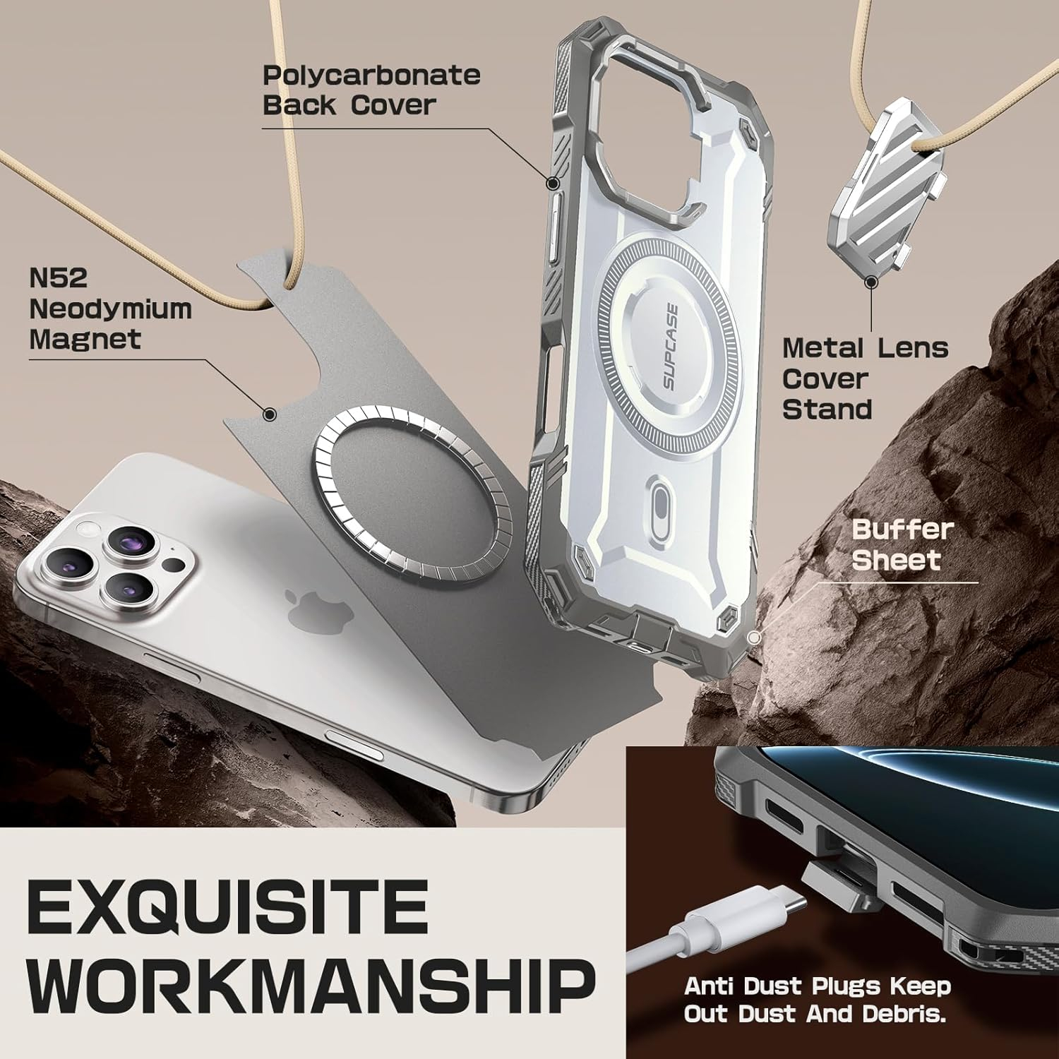 SUPCASE Apple iPhone 16 Pro Max UB Mag XT Kılıf 92891