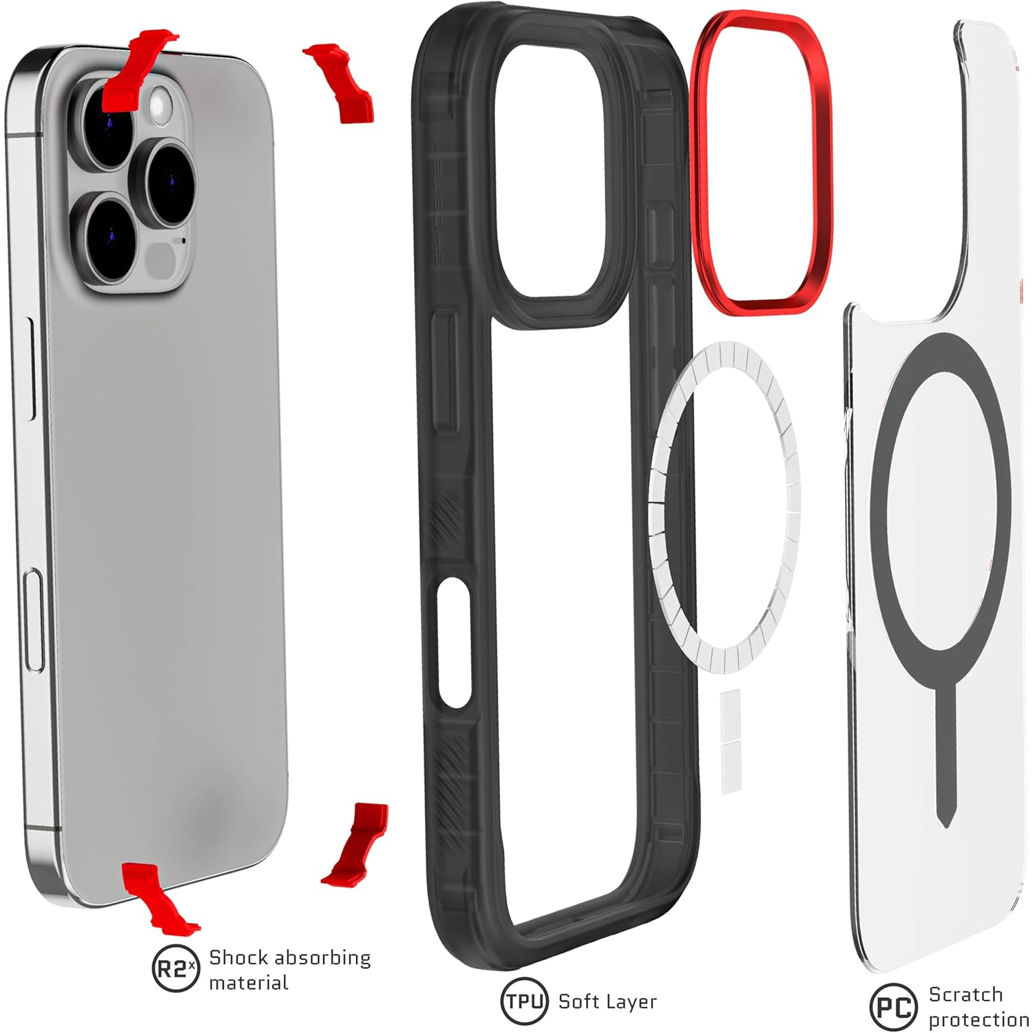 Ghostek Apple iPhone 16 Pro Max Covert Kılıf 93003