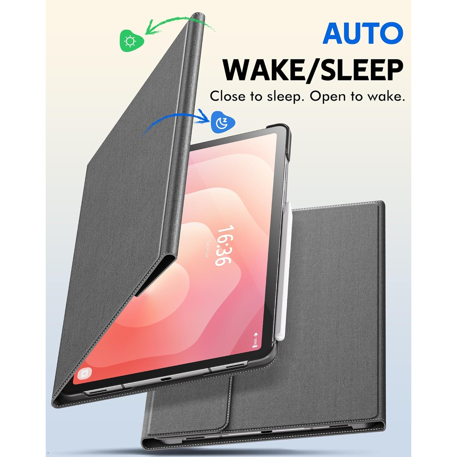 INFILAND Samsung Galaxy Tab S11 Ultra Standlı Kılıf 97822