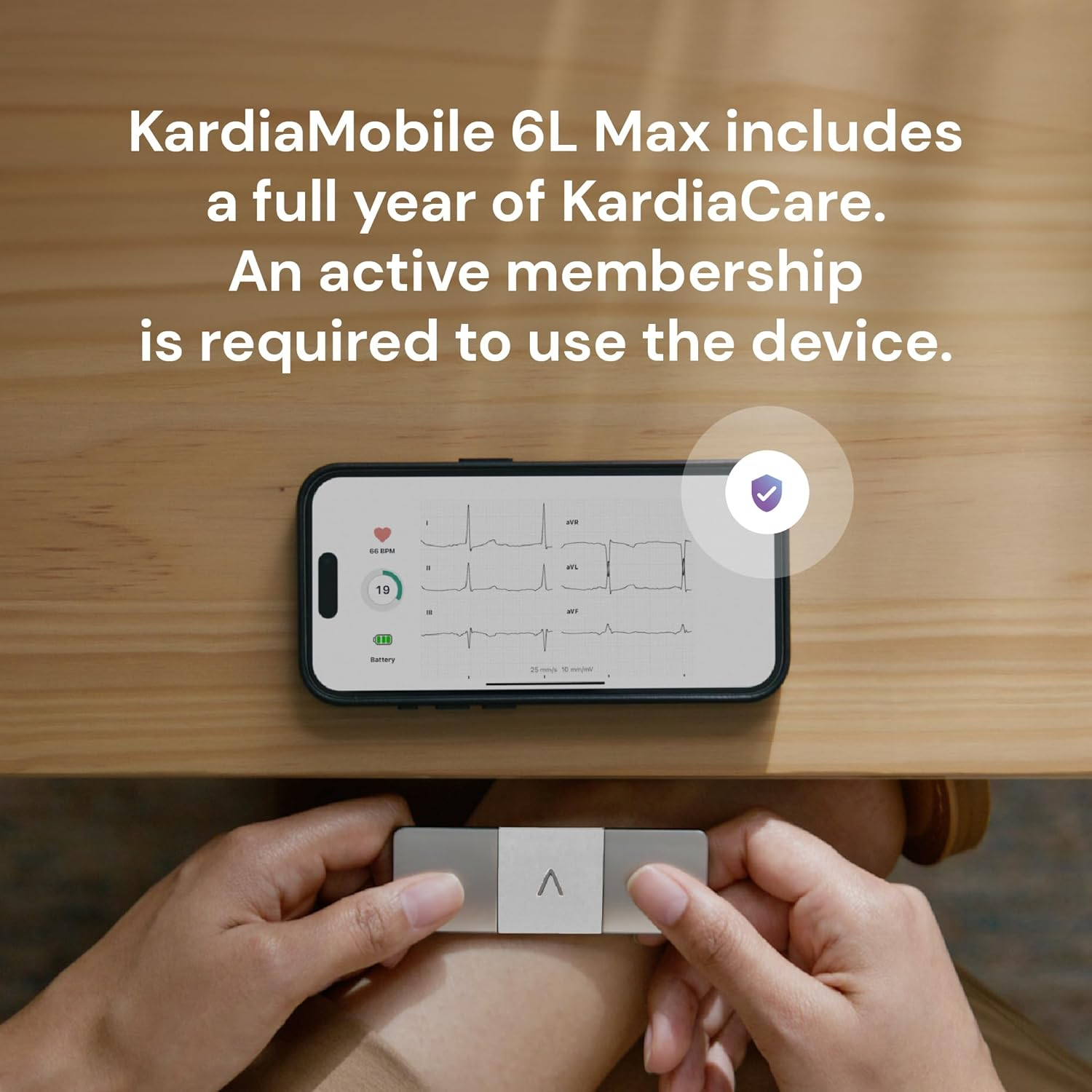AliveCor KardiaMobile 6L Max Akıllı EKG Kardiyo Cihazı 96038