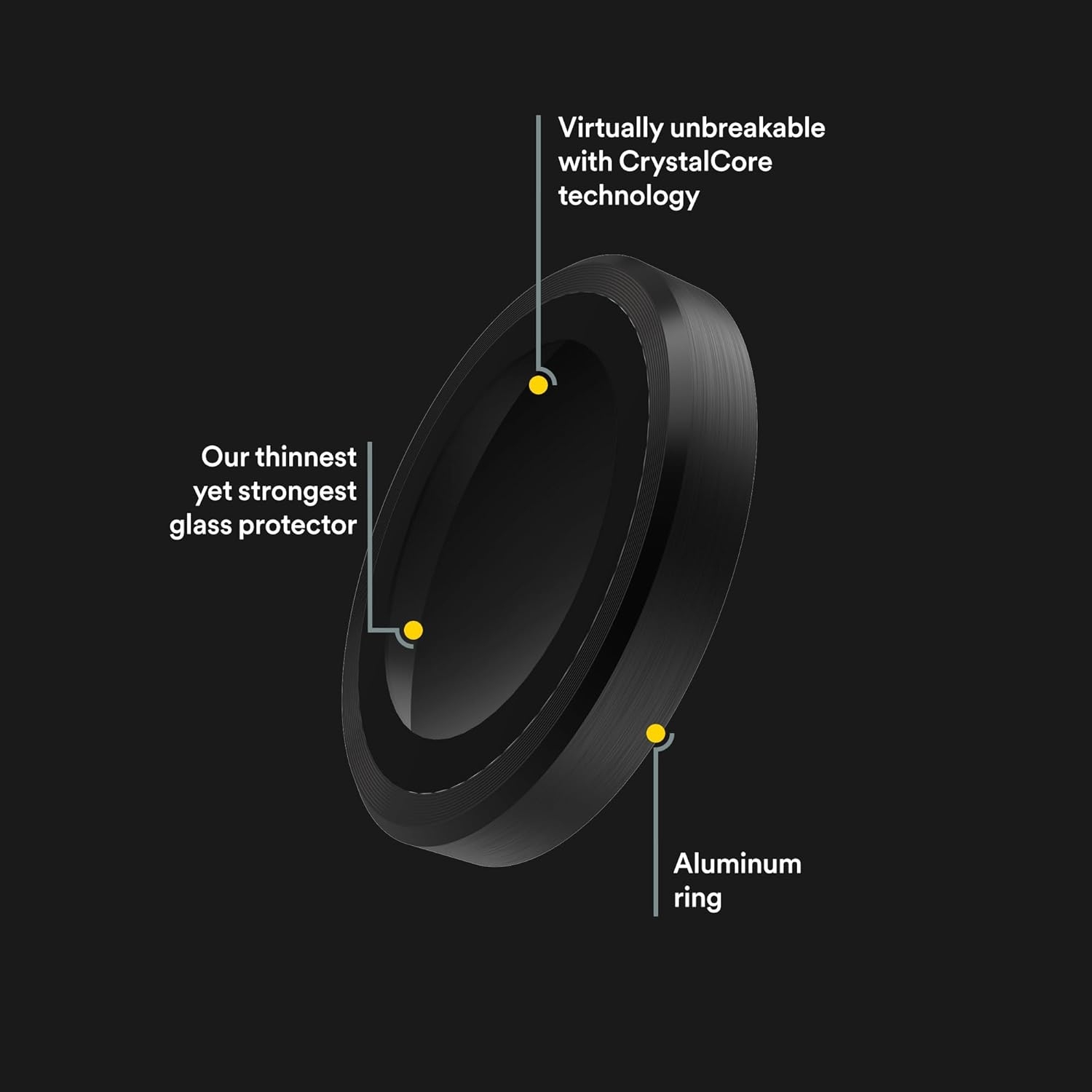 BodyGuardz Apex Galaxy S24 Ultra Kamera Lens Koruyucu 90042