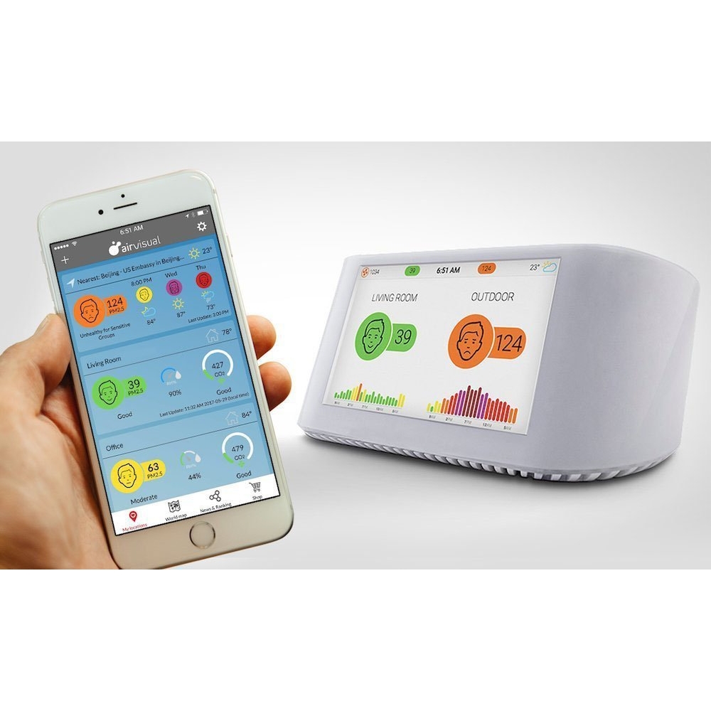 IQAir AirVisual Pro Hava Kalitesi Monitörü 7355