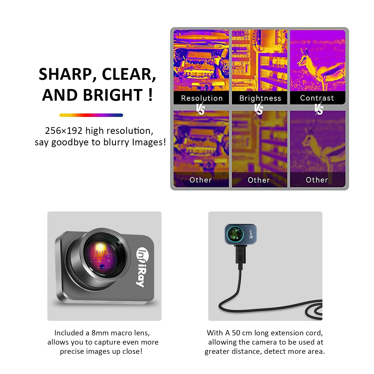 InfiRay P2 Pro Android Uyumlu Termal Kamera 89075