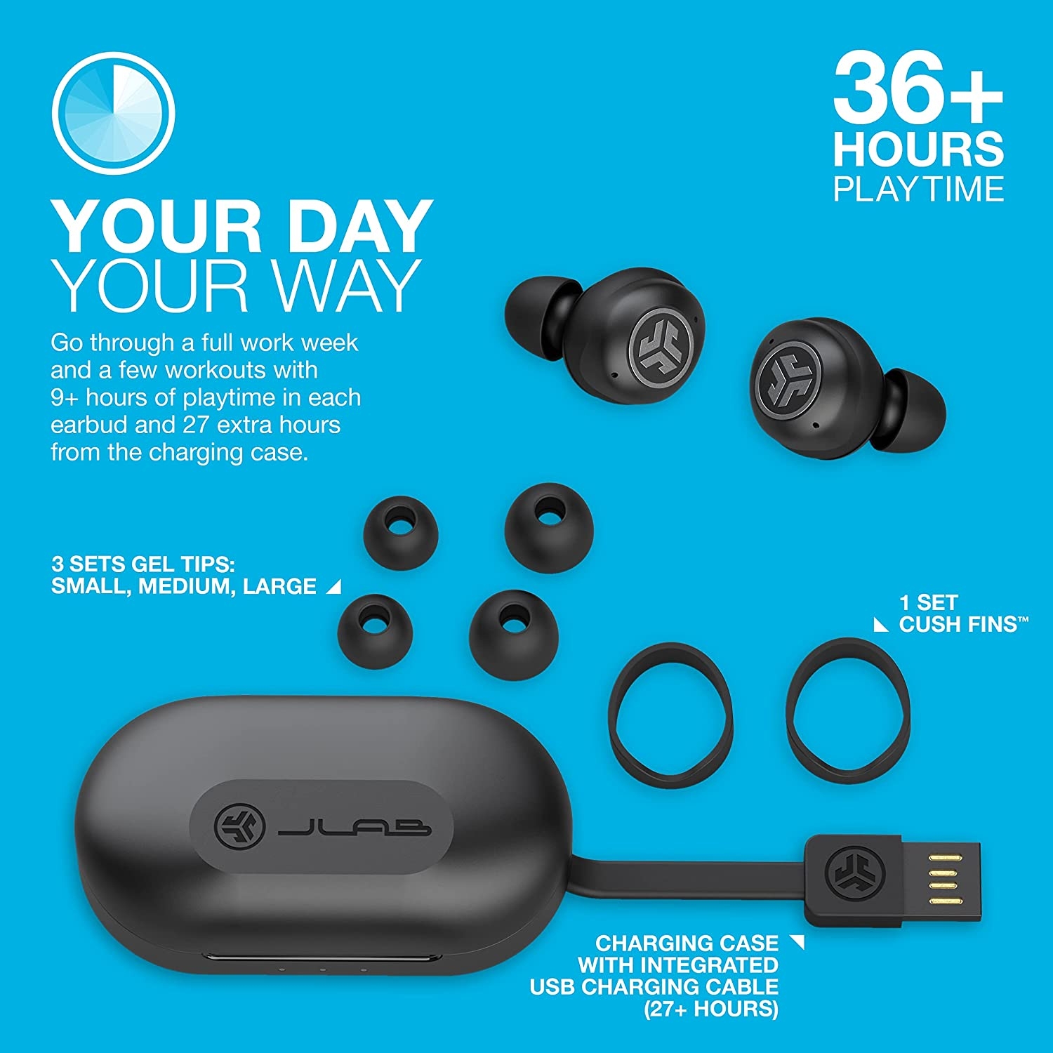 JLab Audio JBuds Air Pro Kablosuz Kulak İçi Kulaklık 82298