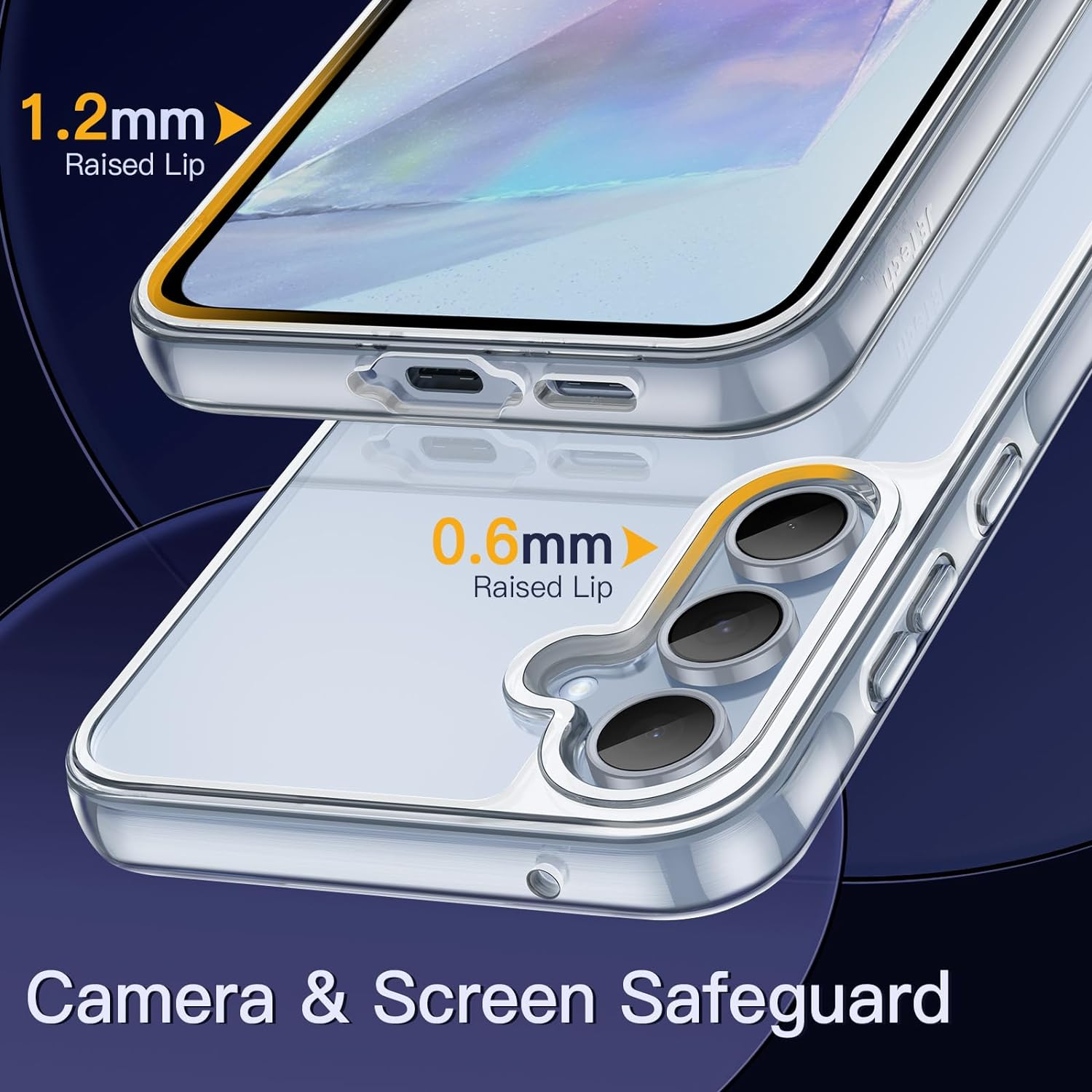 JeTech Galaxy A55 Şeffaf Kılıf 90405