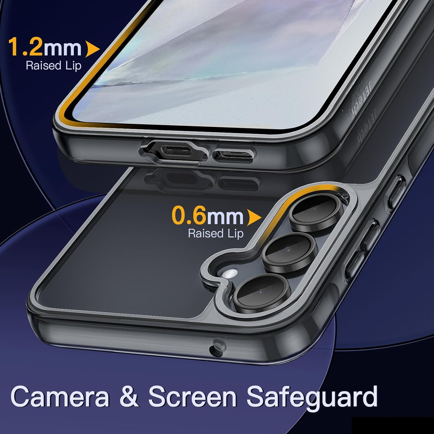 JeTech Galaxy A55 Şeffaf Kılıf 90405