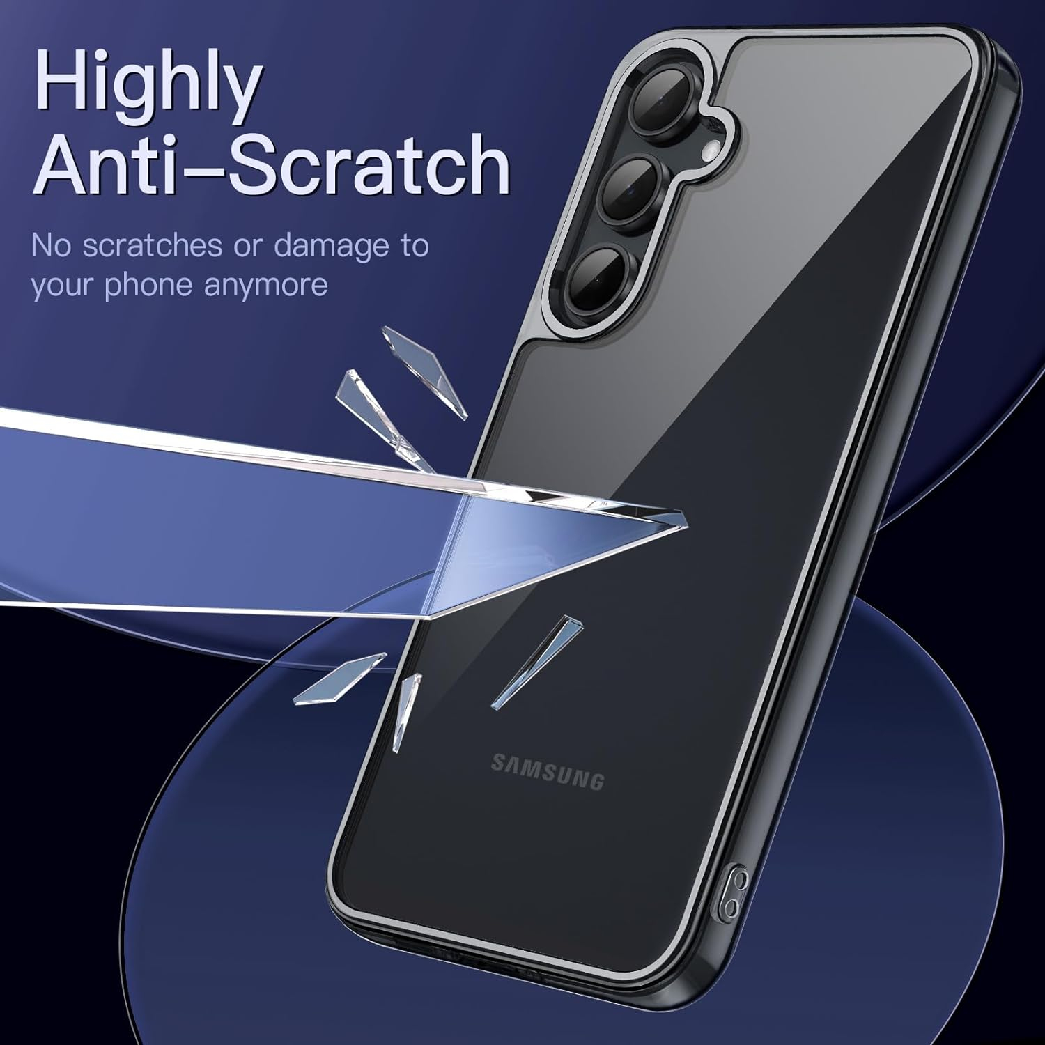 JeTech Galaxy A55 Şeffaf Kılıf 90405