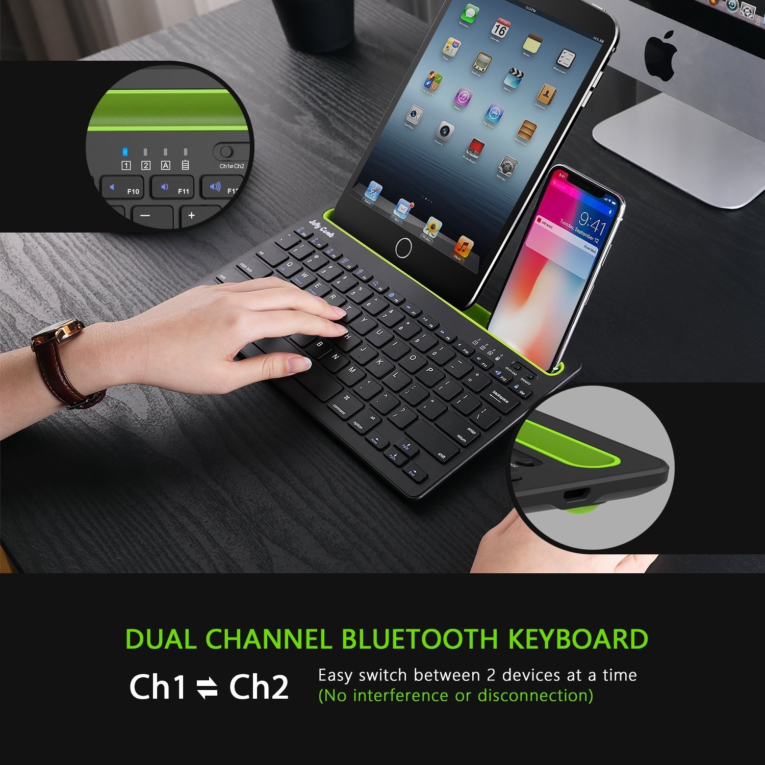 Jelly Comb Bluetooth Klavye 8028