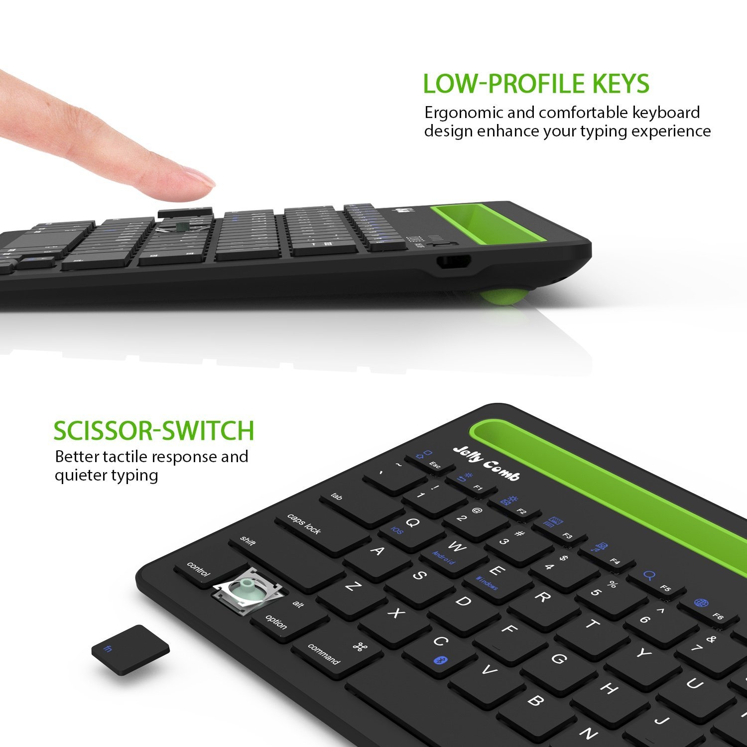 Jelly Comb Bluetooth Klavye 8028