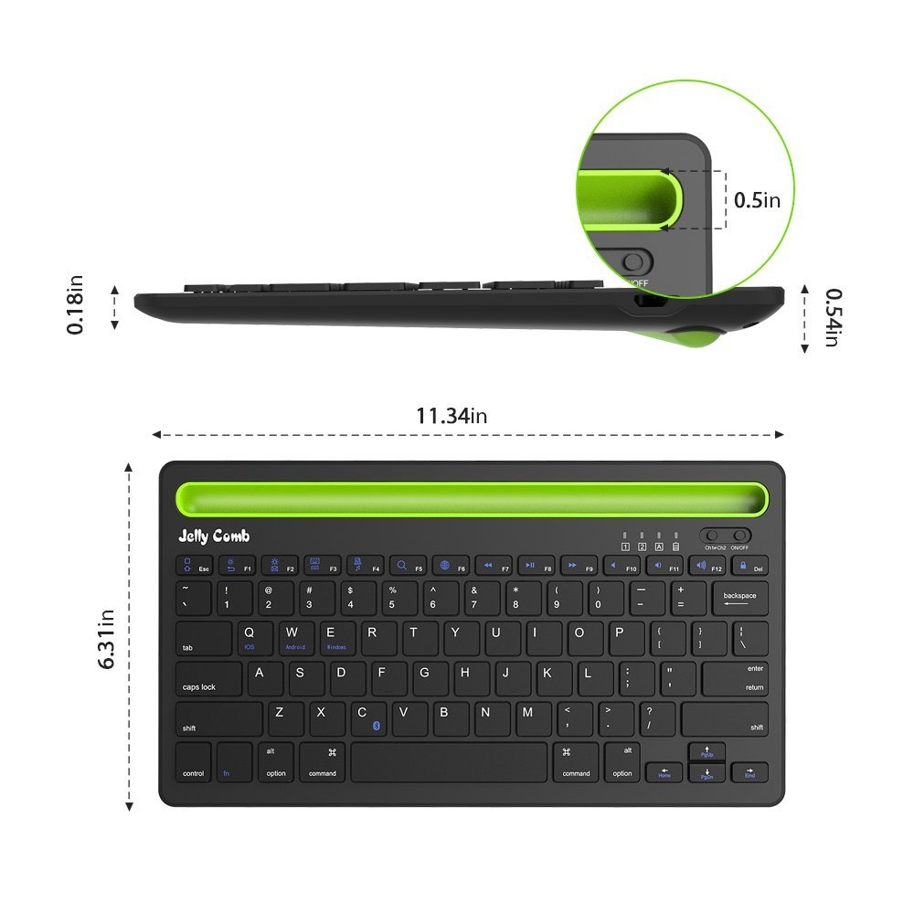 Jelly Comb Bluetooth Klavye 8028