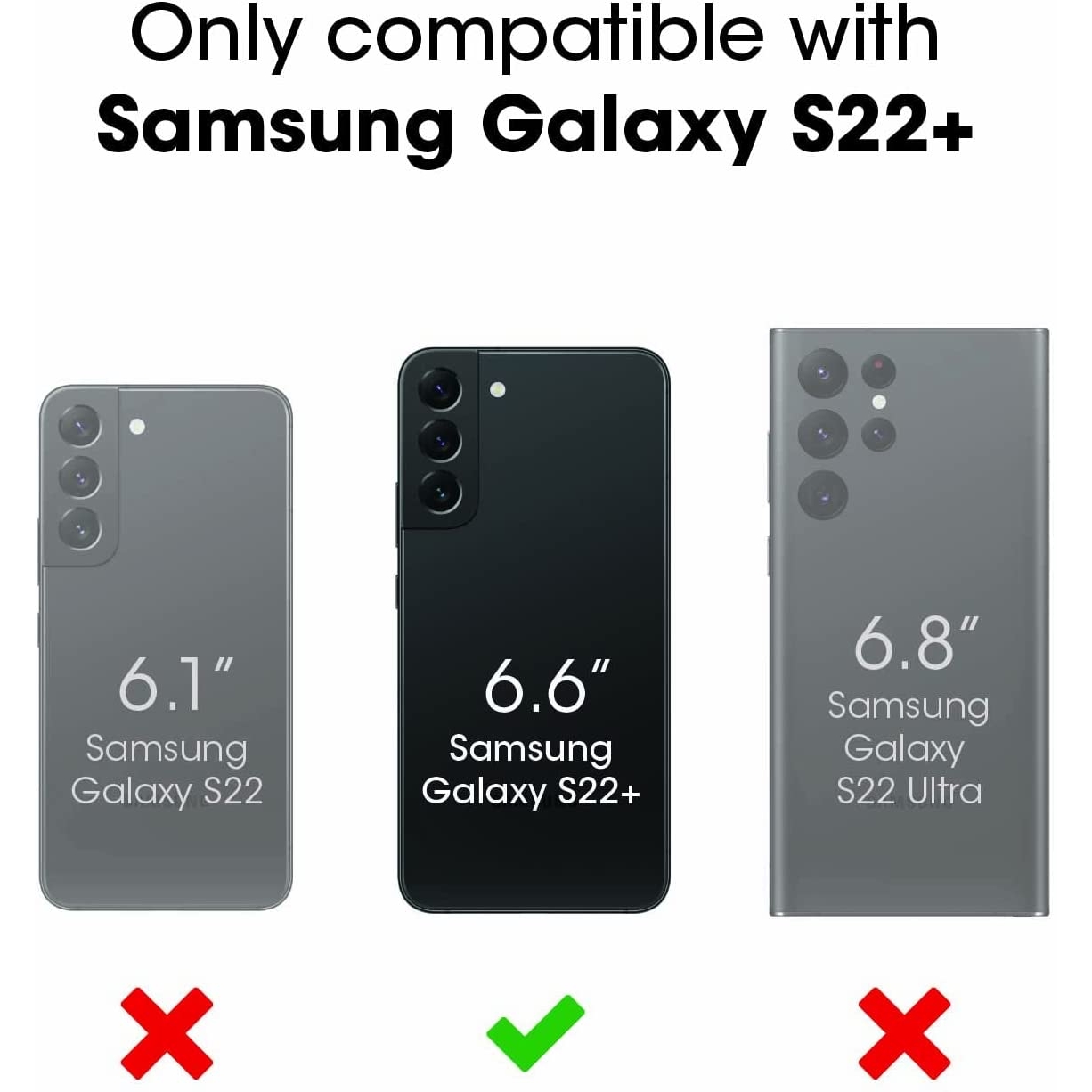 LifeProof See Serisi Galaxy S22 Plus Şeffaf Kılıf 82256