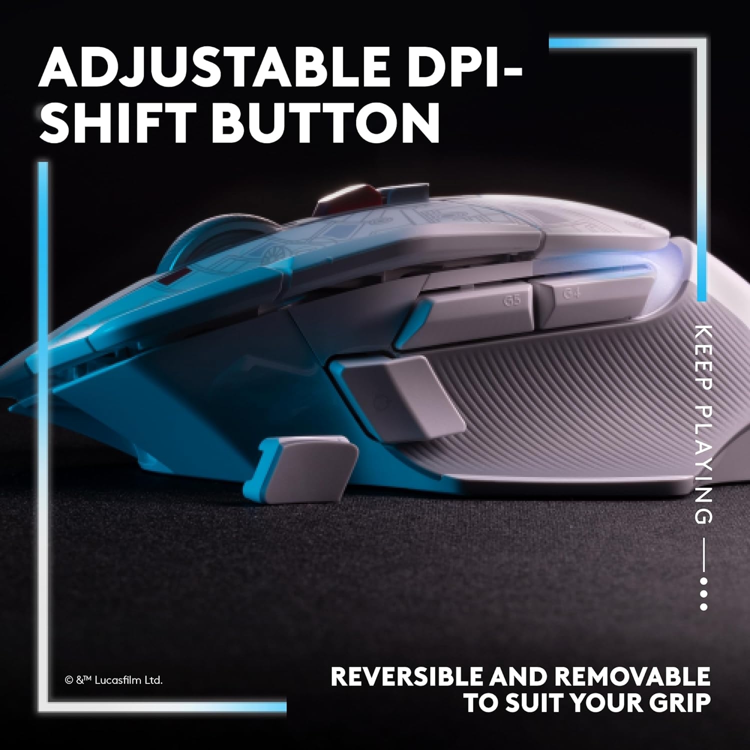 Logitech G502 X Plus Millenium Falcon Kablosuz Mouse 89068