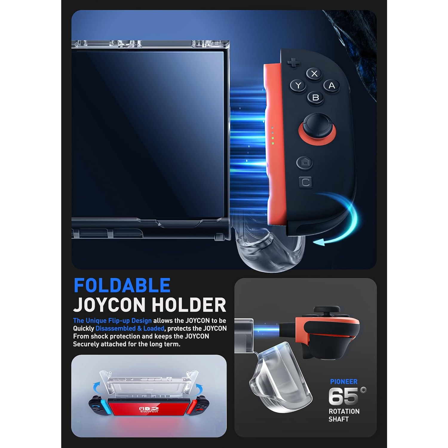 Mumba Nintendo Switch 2 Şeffaf Kılıf 95480