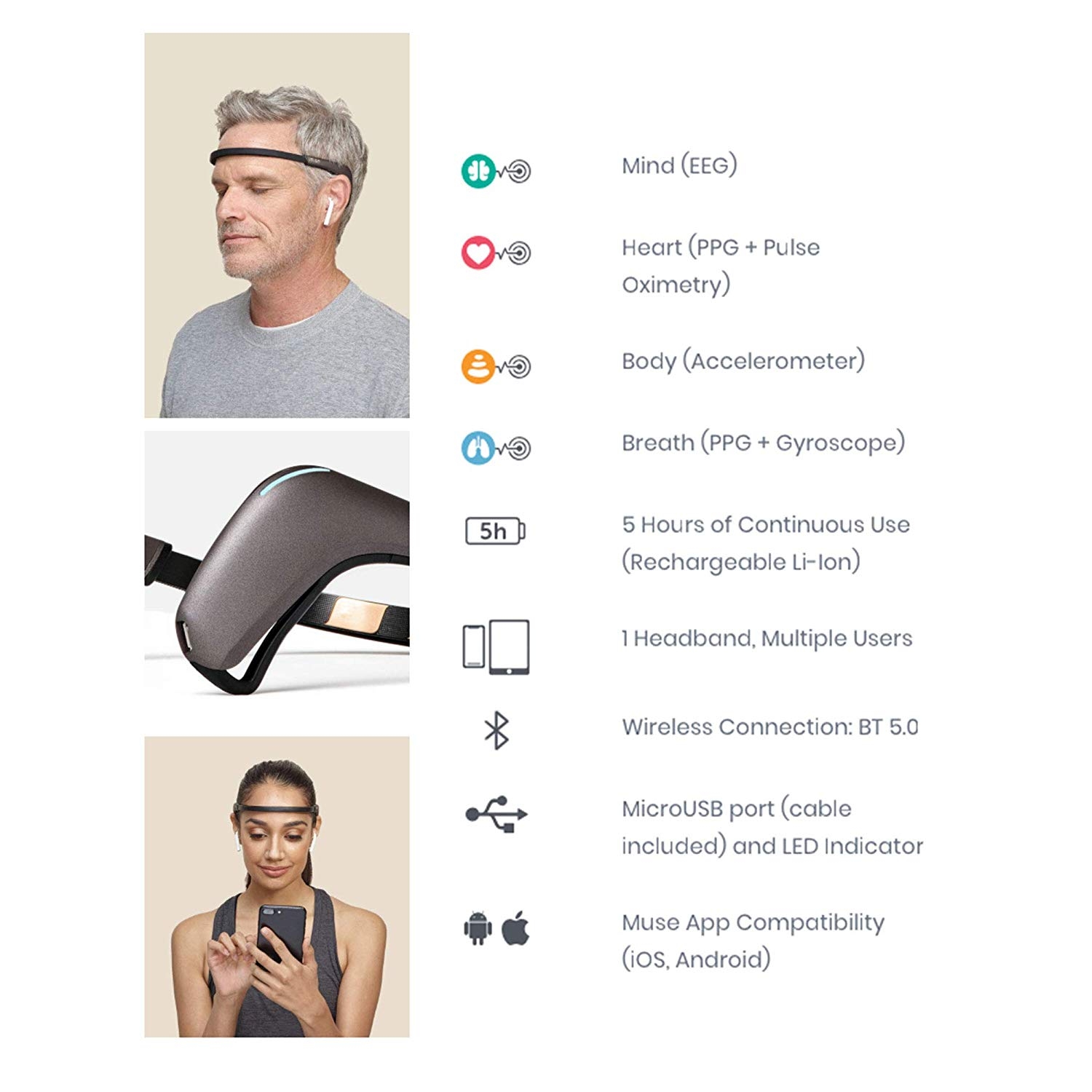 Muse 2 Meditasyon Bandı 9876