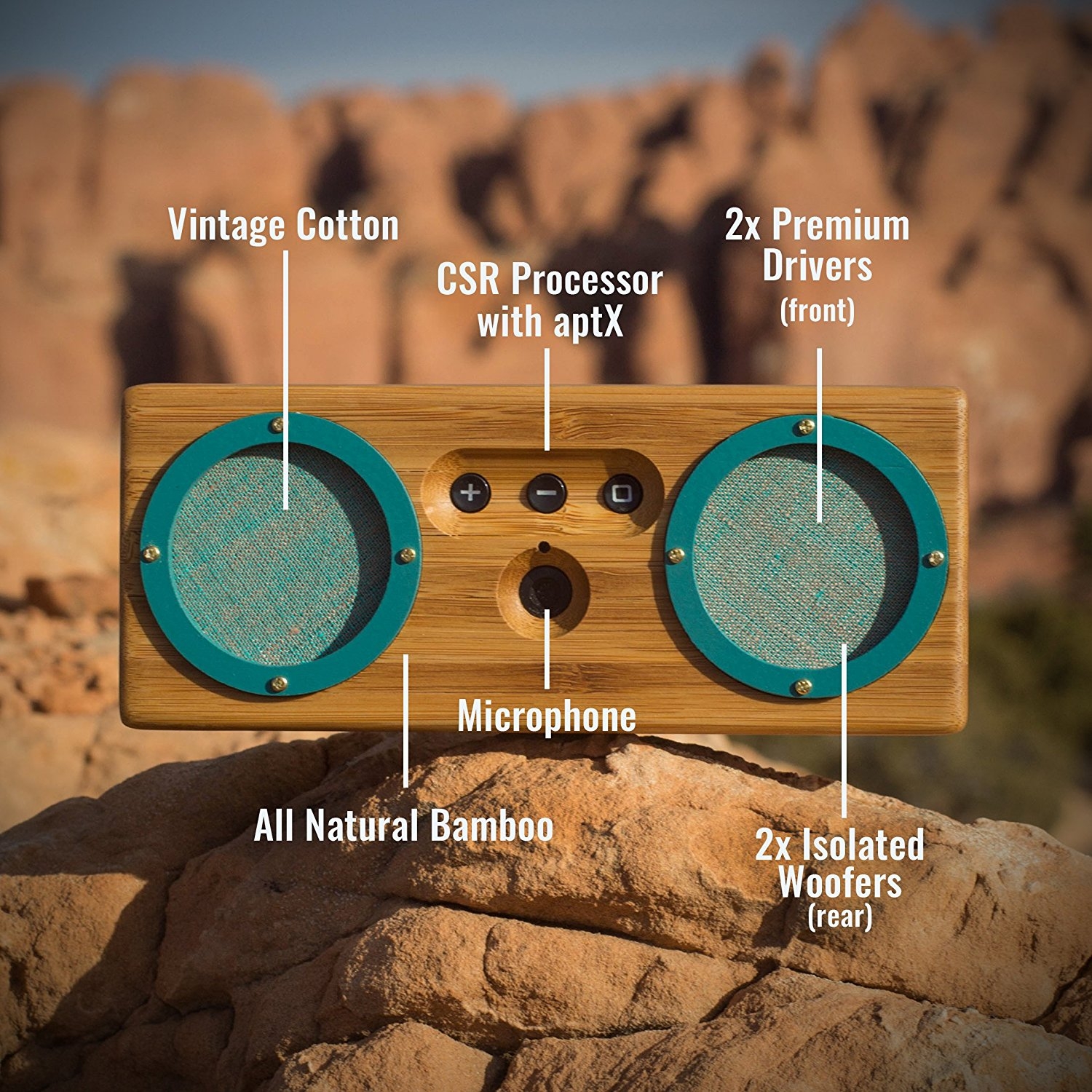 Otis And Eleanor BONGO Portatif Bluetooth Hoparlör 7771