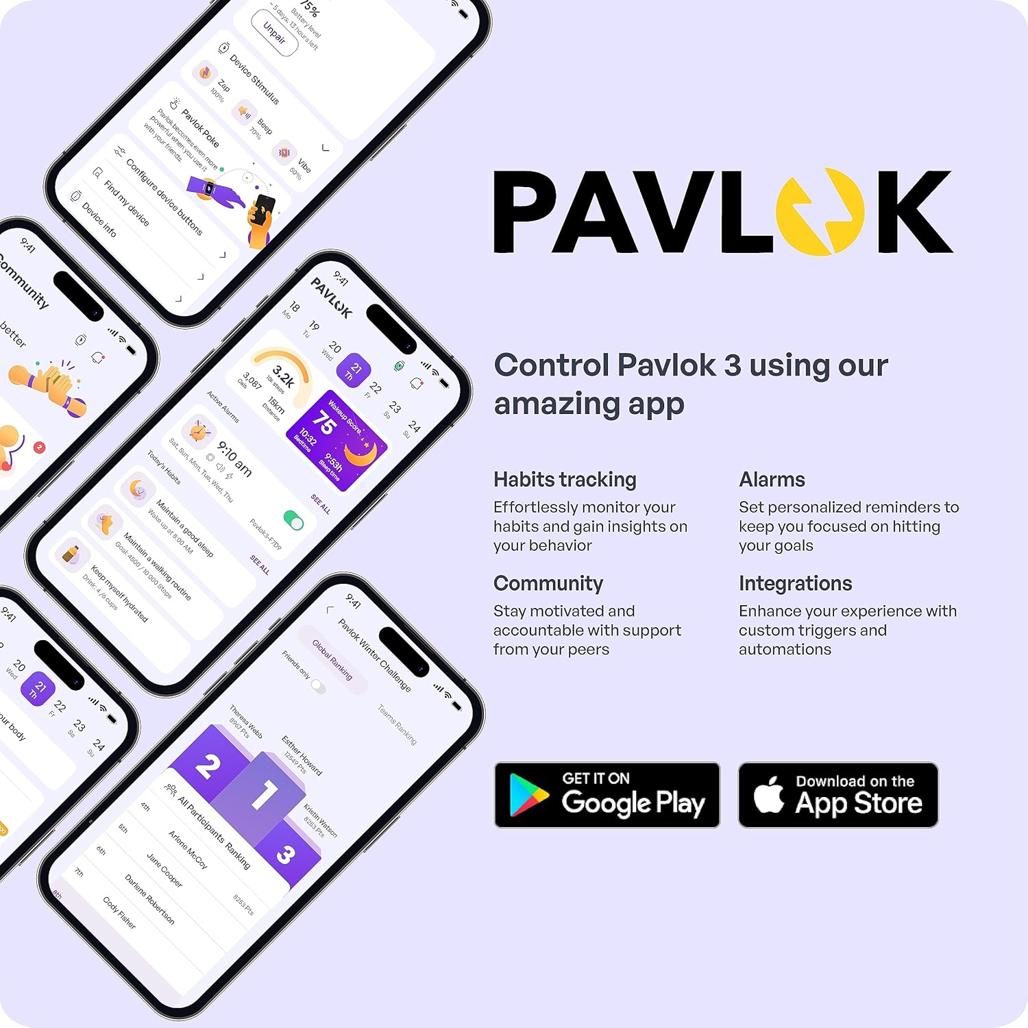 Pavlok 3 Pro Akıllı Bileklik (Spor Sürümü) 93931