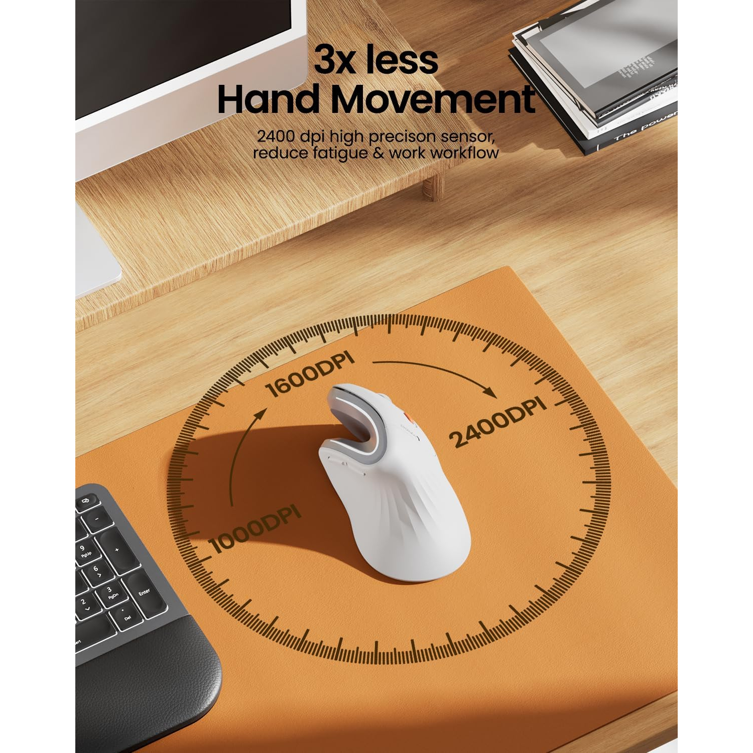 ProtoArc Bluetooth Vertical Ergonomik Mouse 94124