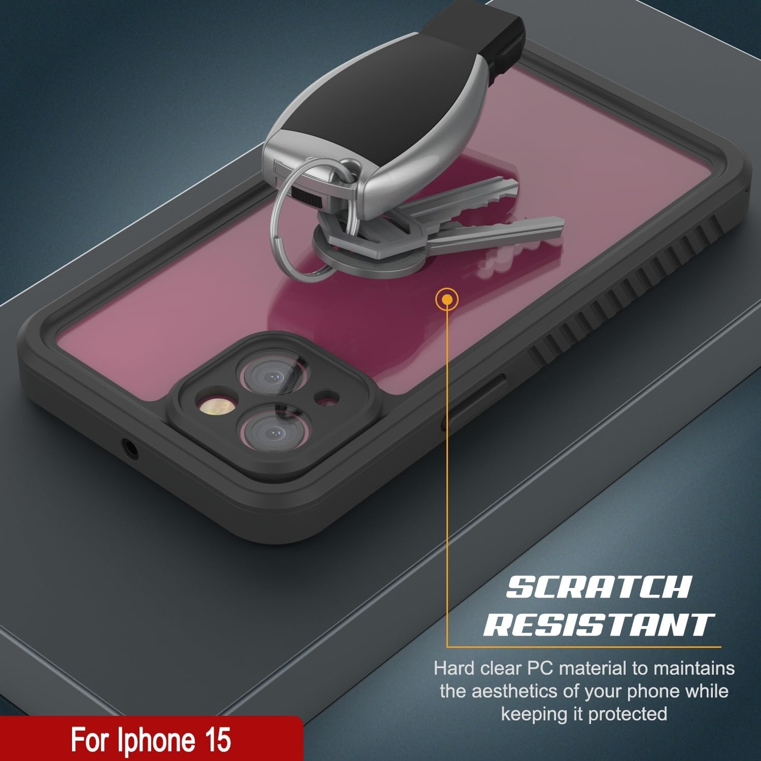 Punkcase Extreme Mag Serisi Apple iPhone 15 Su Geçirmez Kılıf 87817