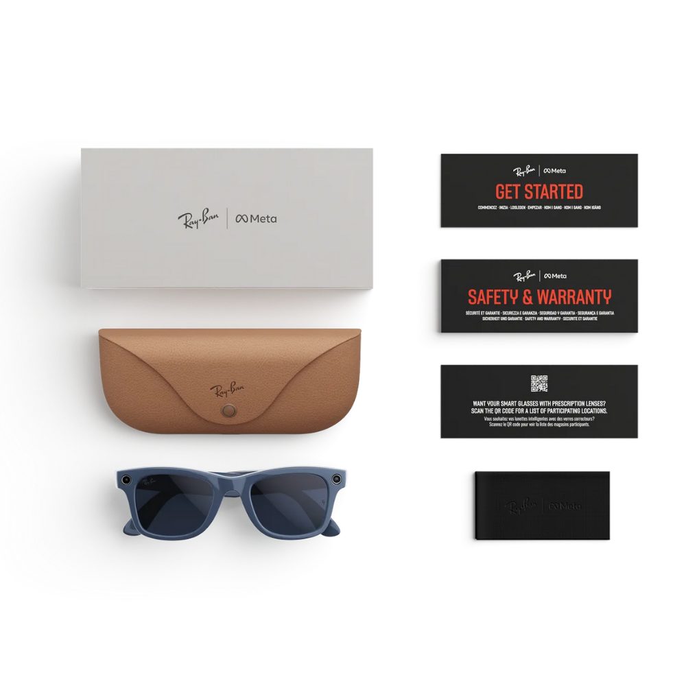 Ray-Ban Meta Wayfarer Akıllı Gözlük (CosmicBlue, Gen2) 97327