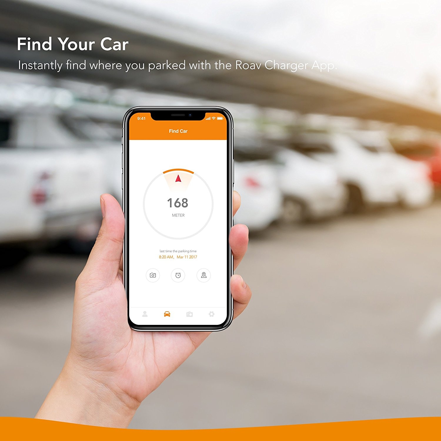 Roav Bluetooth Alıcı/FM Verici Adaptör/Araç Şarjı/Konum Belirleyici 7041