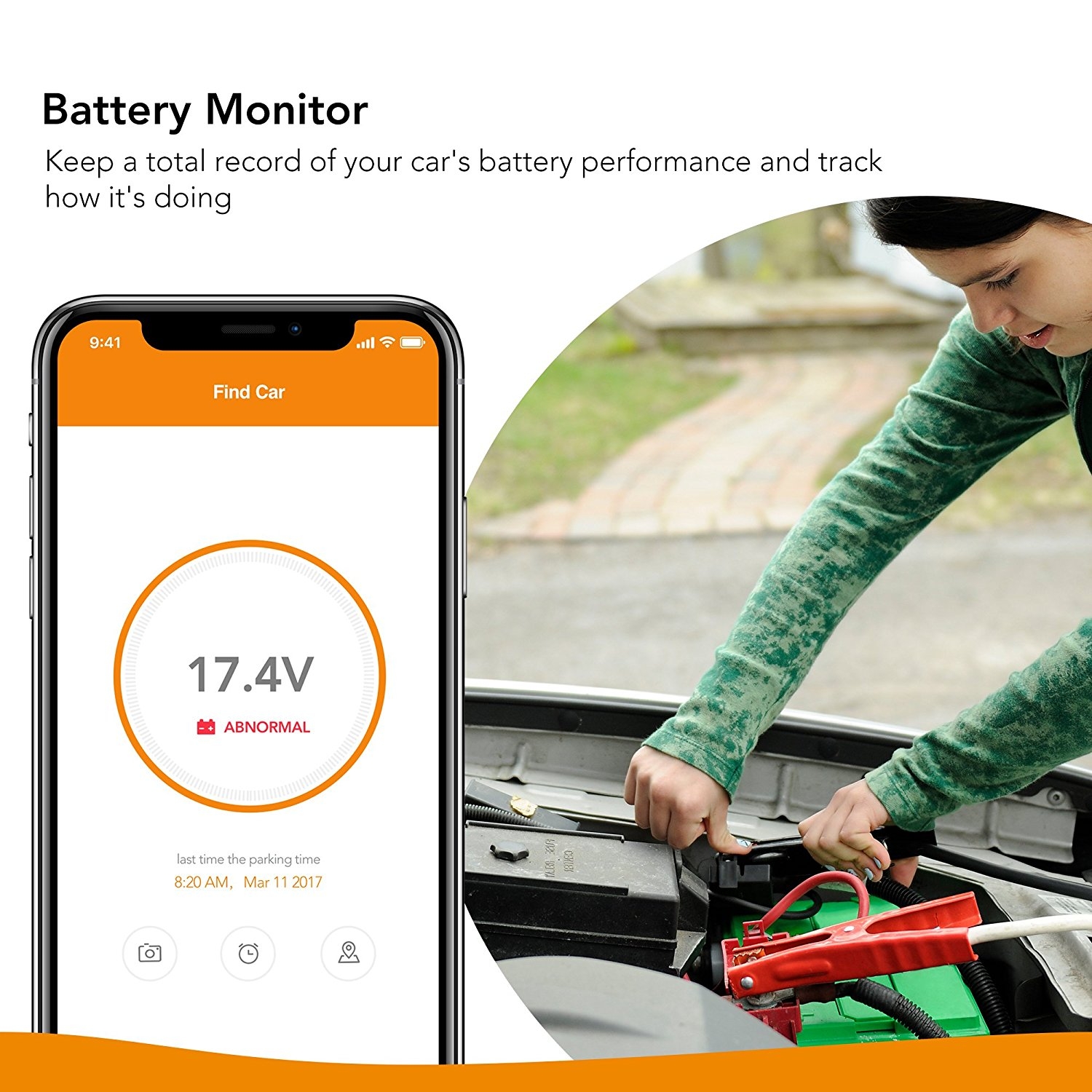 Roav Bluetooth Alıcı/FM Verici Adaptör/Araç Şarjı/Konum Belirleyici 7041