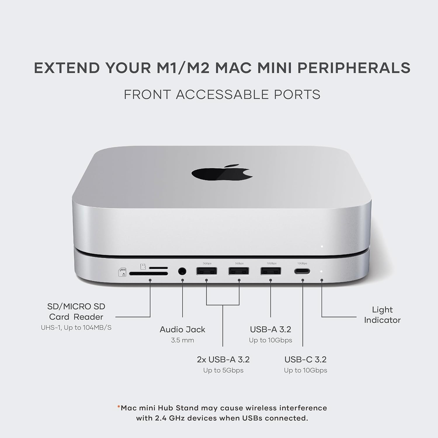 Satechi Mac Mini Hub ve Stand 90437