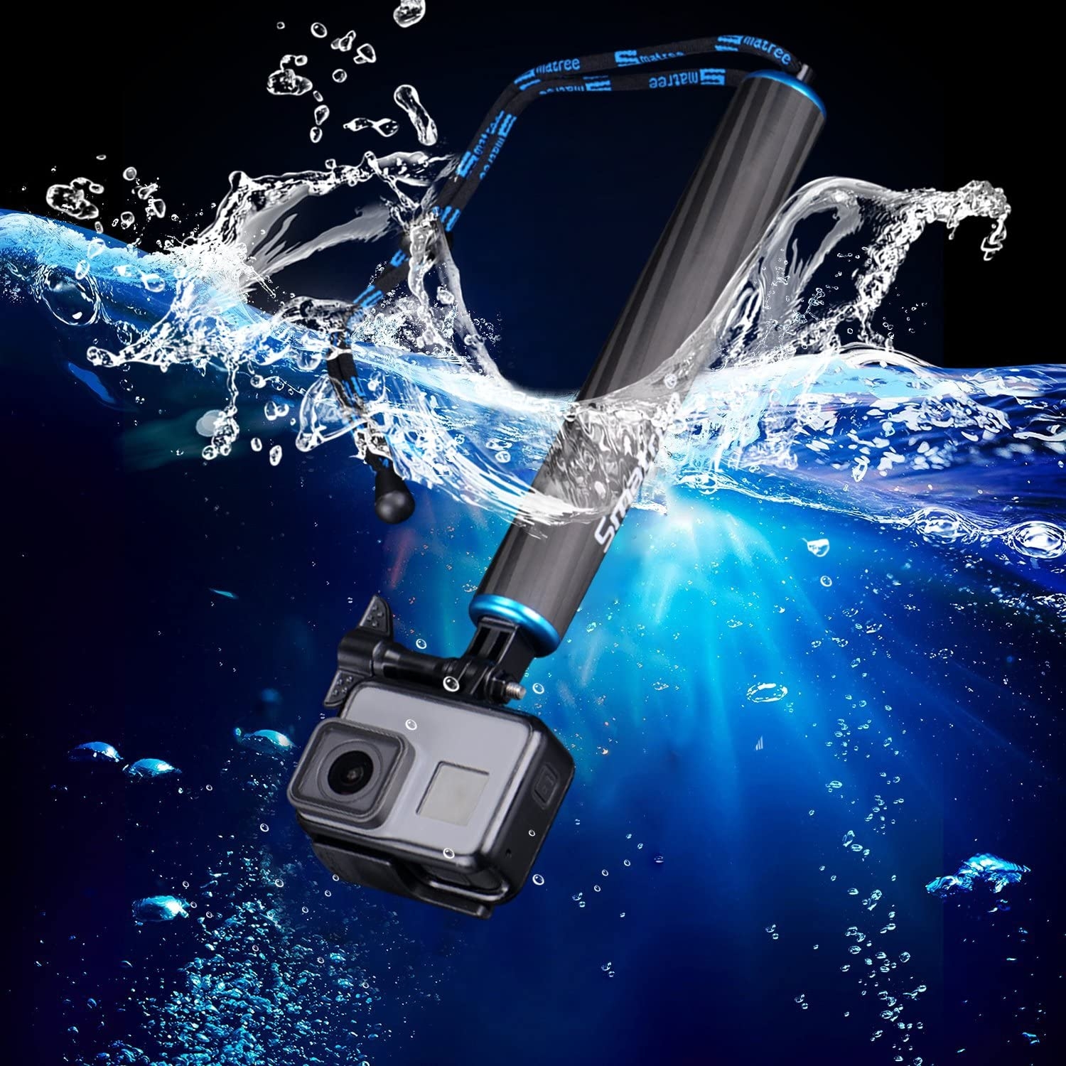 Smatree F1 GoPro Max/GoPro Hero İçin Karbon Fiber Tutucu 82810