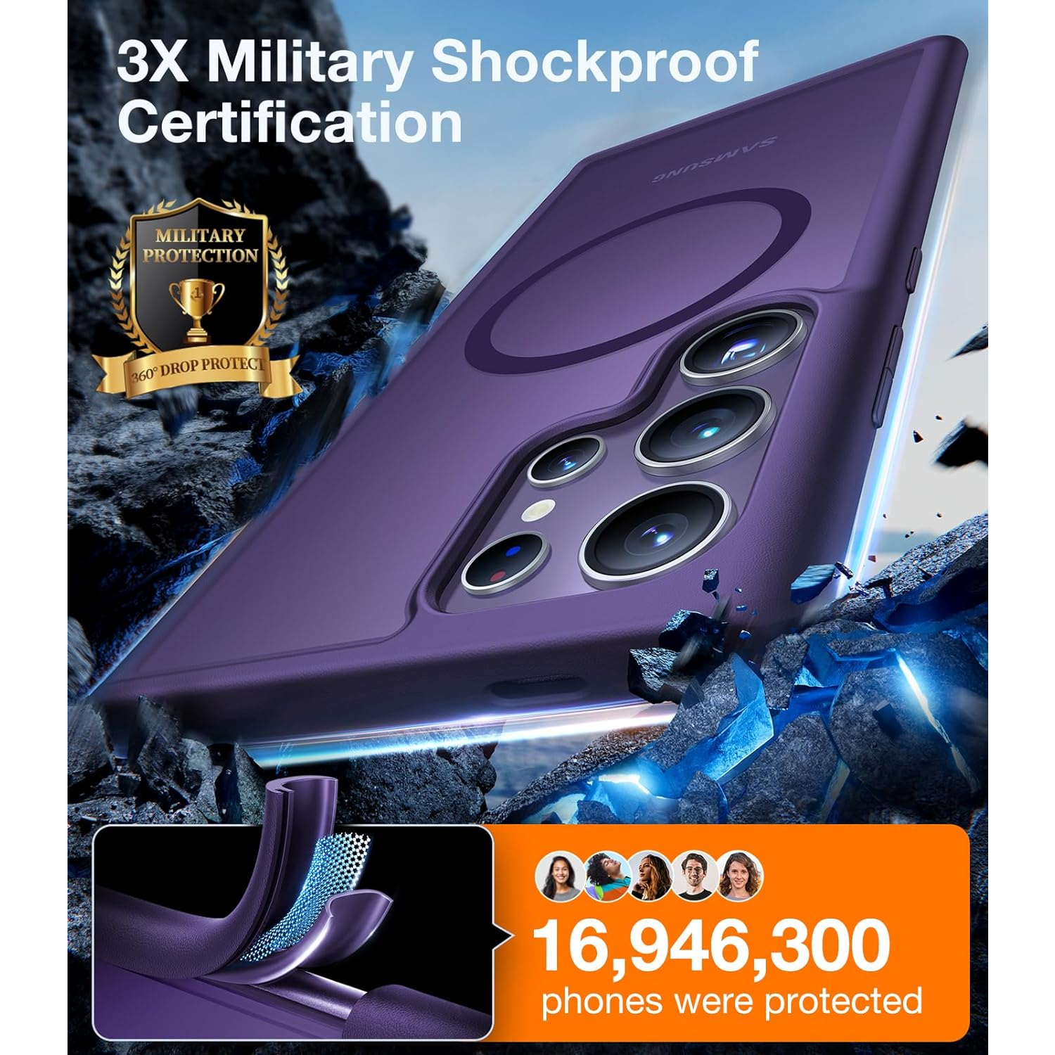 TORRAS Guardian MagSafe Galaxy S24 Ultra Kılıf 90313