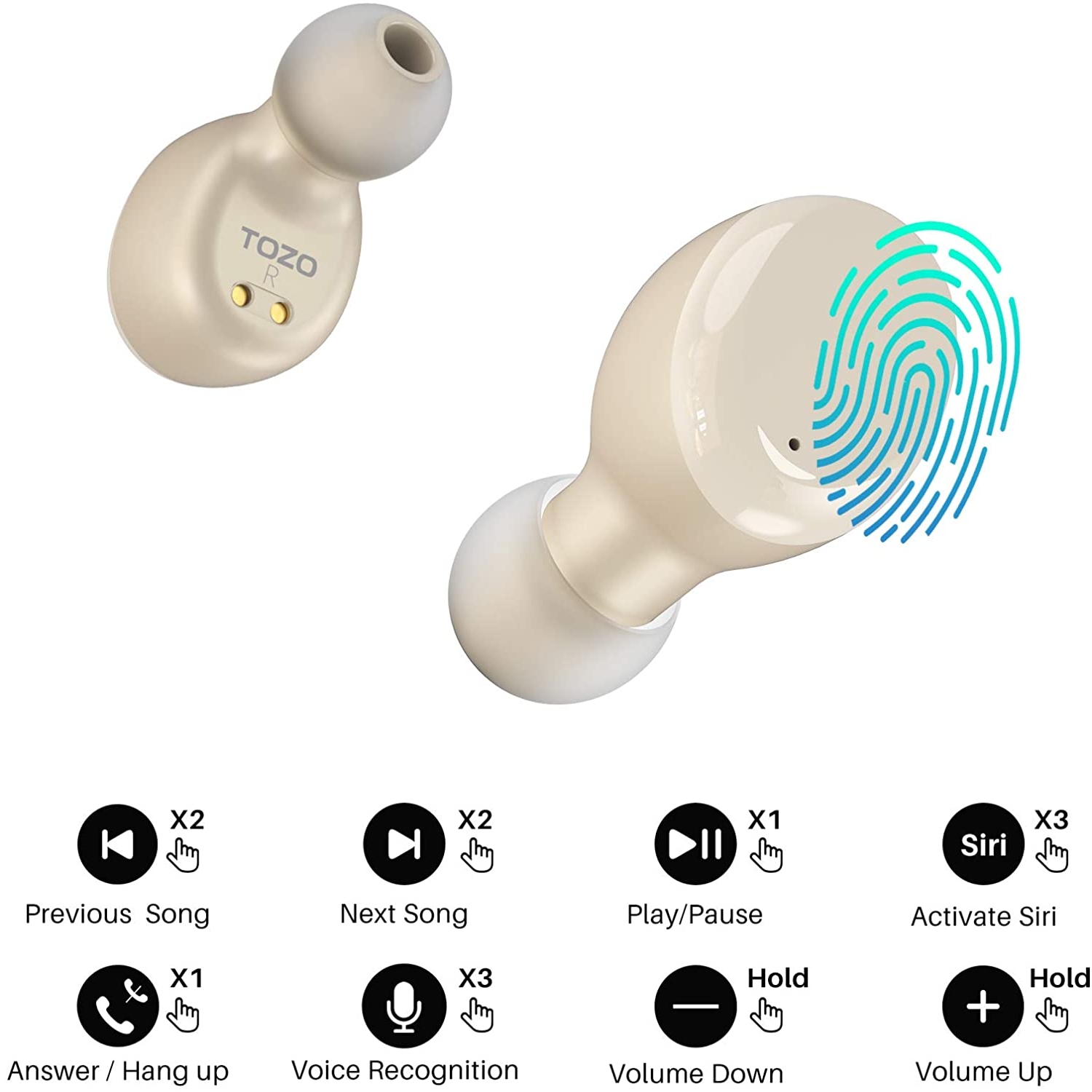 TOZO T6 Wireless Kulak İçi Kulaklık 60759