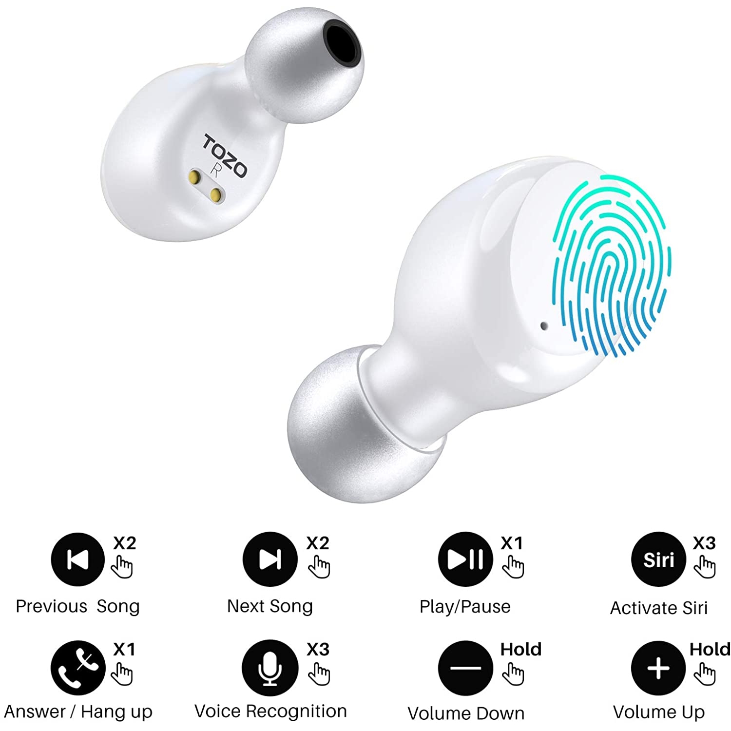 TOZO T6 Wireless Kulak İçi Kulaklık 60759