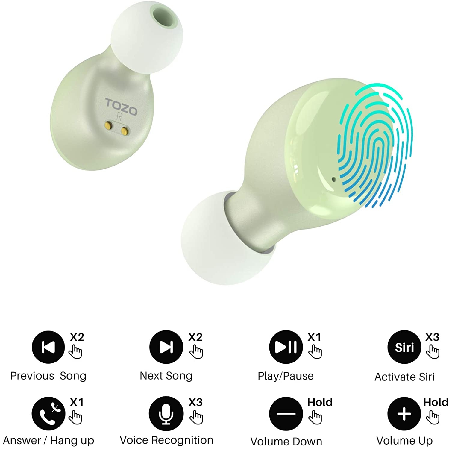 TOZO T6 Wireless Kulak İçi Kulaklık 60759