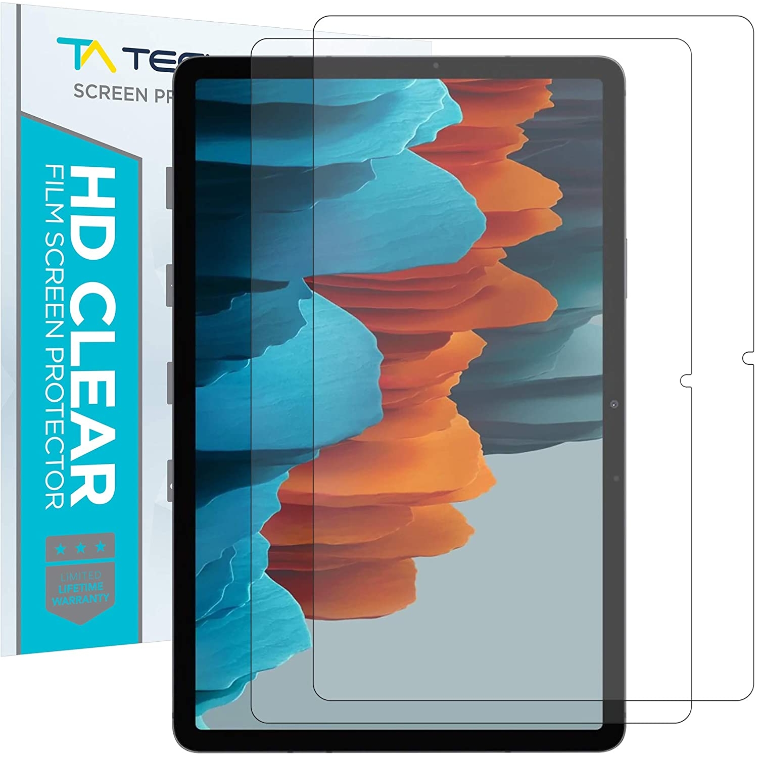 Tech Armor Galaxy Tab S7 Plus Mat Ekran Koruyucu (2 Adet ) 36966
