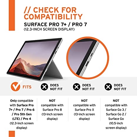 UAG Microsoft Surface Pro 7 Plus Darbeye Dayanıklı Kılıf (MIL-STD-810G ...