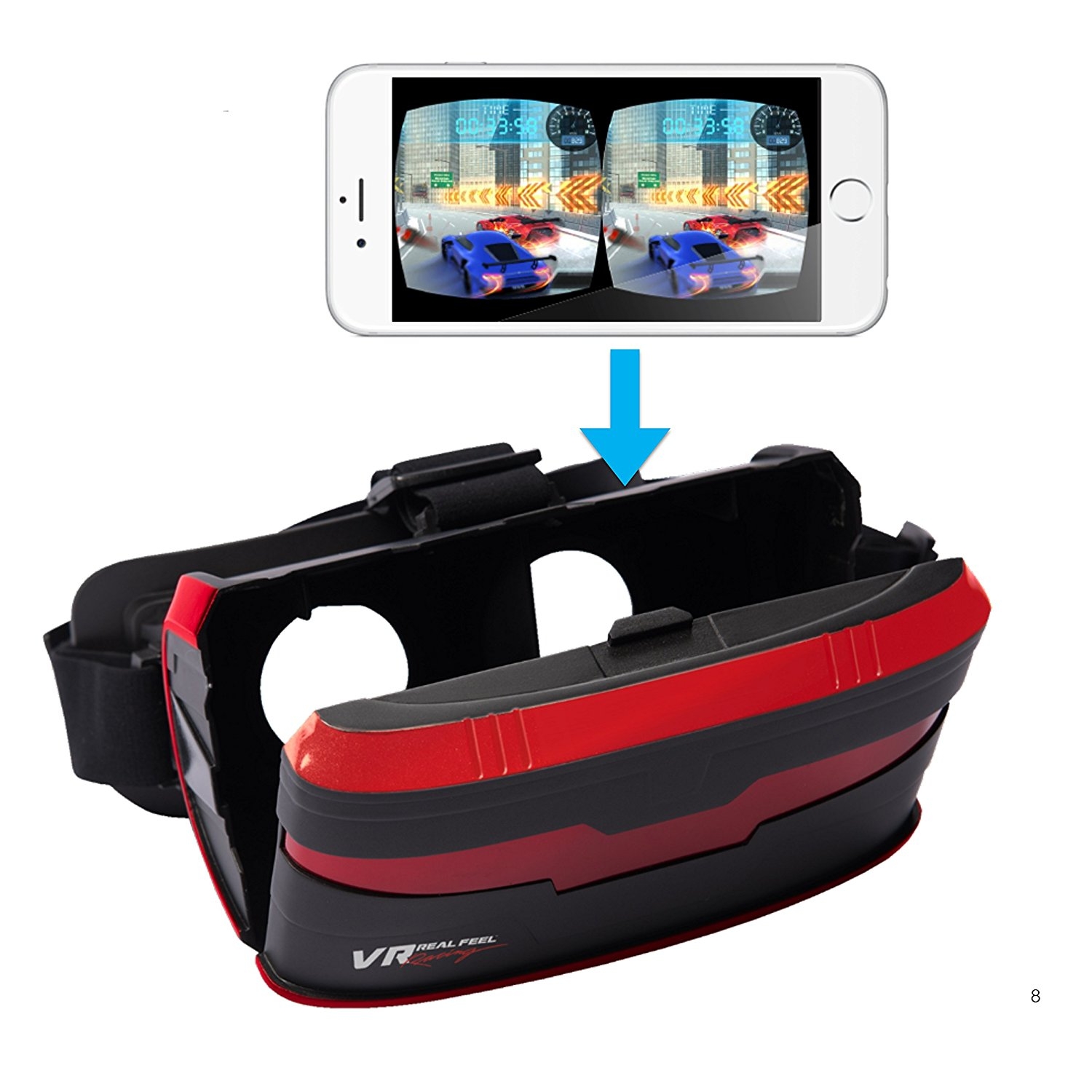 VR Real Feel Sanal Gerçeklik Araba Yarışı Oyun Seti 8736