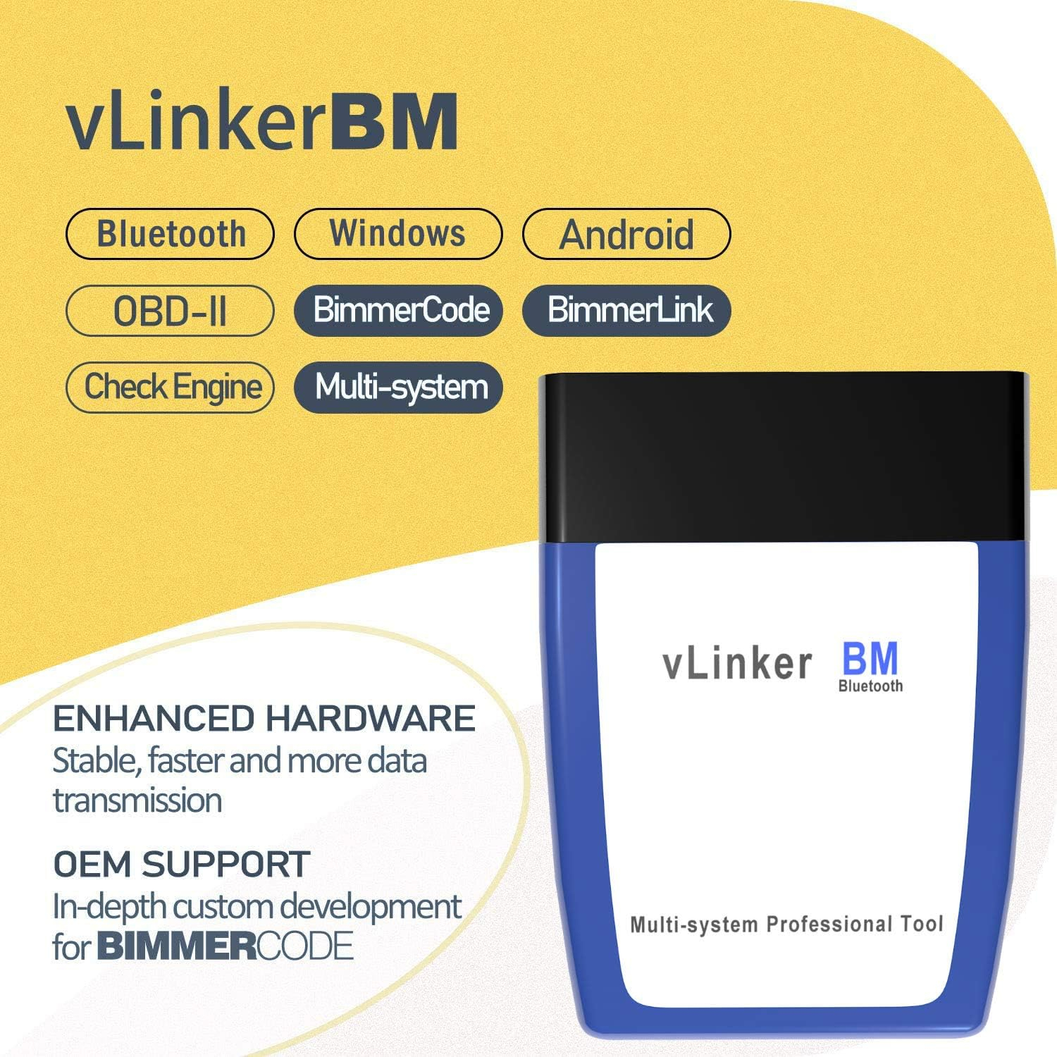 Vgate vLinker BM Bluetooth OBD 2 Araç Tanı Cihazı 98480