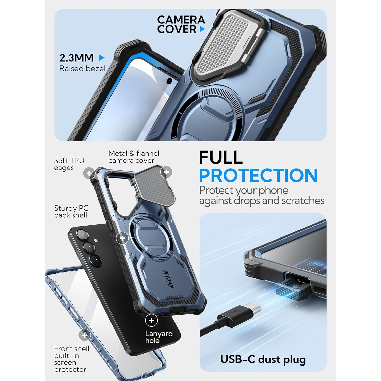 i-Blason Samsung Galaxy S25 Armorbox Kılıf 94568